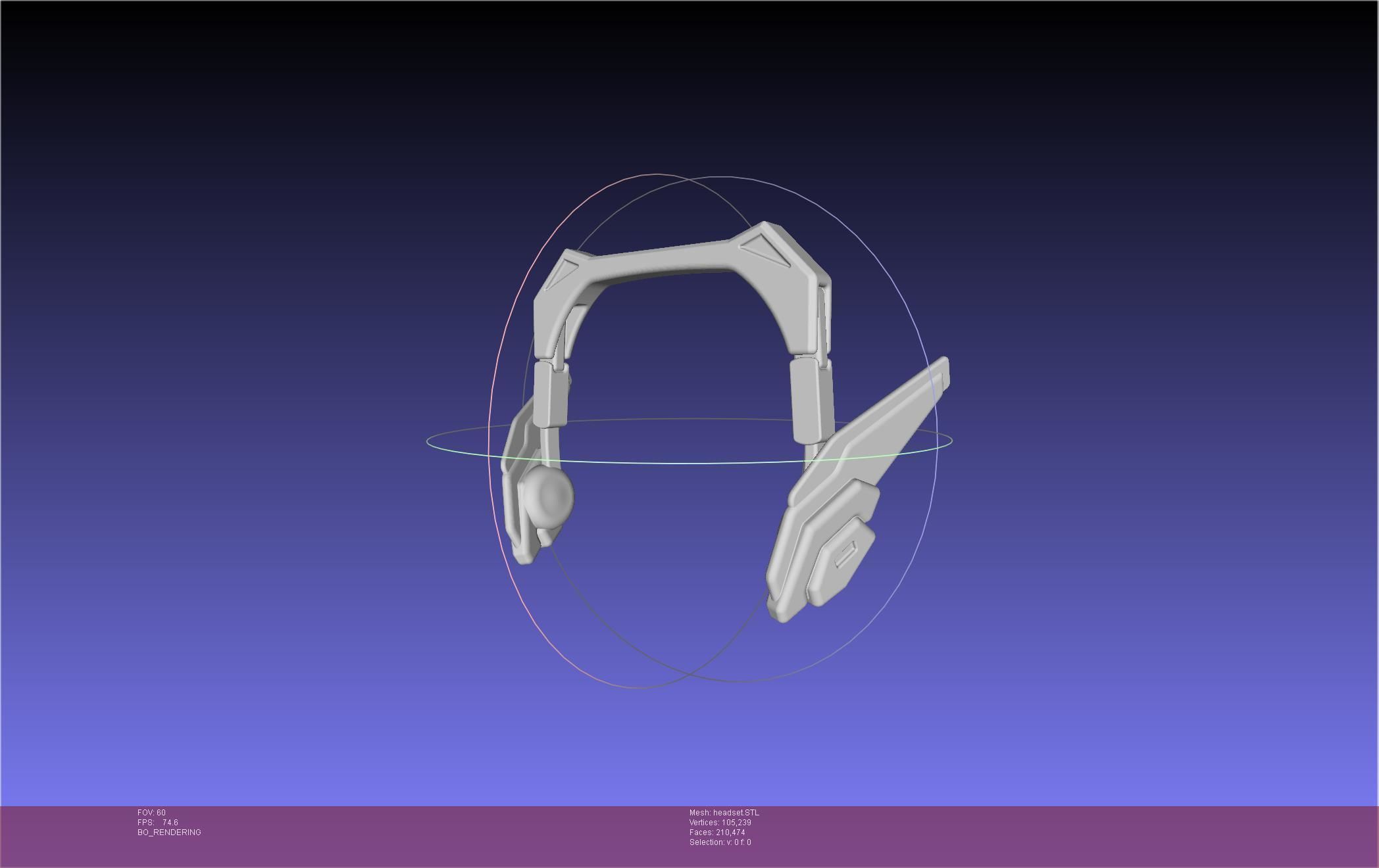 Overwatch 2 Version DVa Headset Printable Model 3D model 3D printable ...