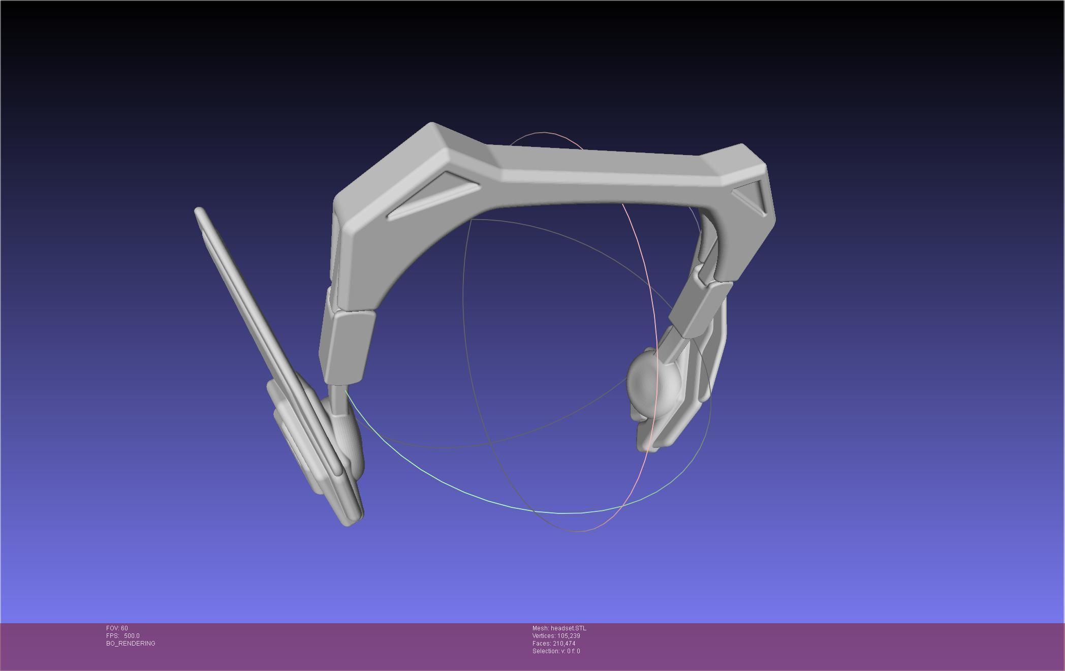 Overwatch 2 Version DVa Headset Printable Model 3D model 3D printable ...