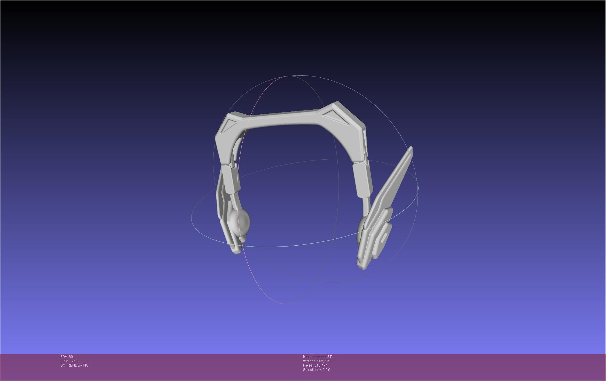 Overwatch 2 Version DVa Headset Printable Model 3D model 3D printable ...