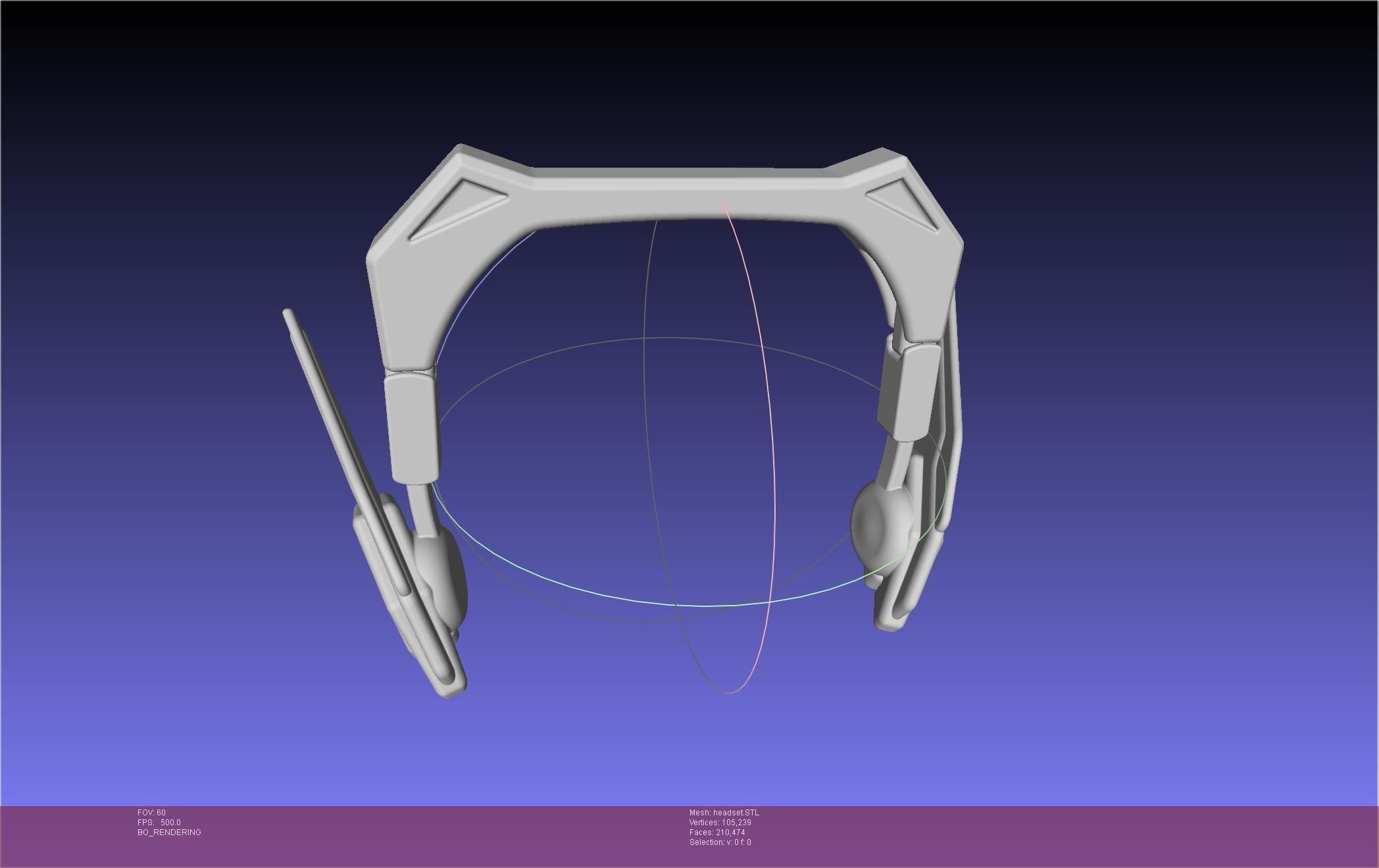 Overwatch 2 Version DVa Headset Printable Model 3D model 3D printable ...