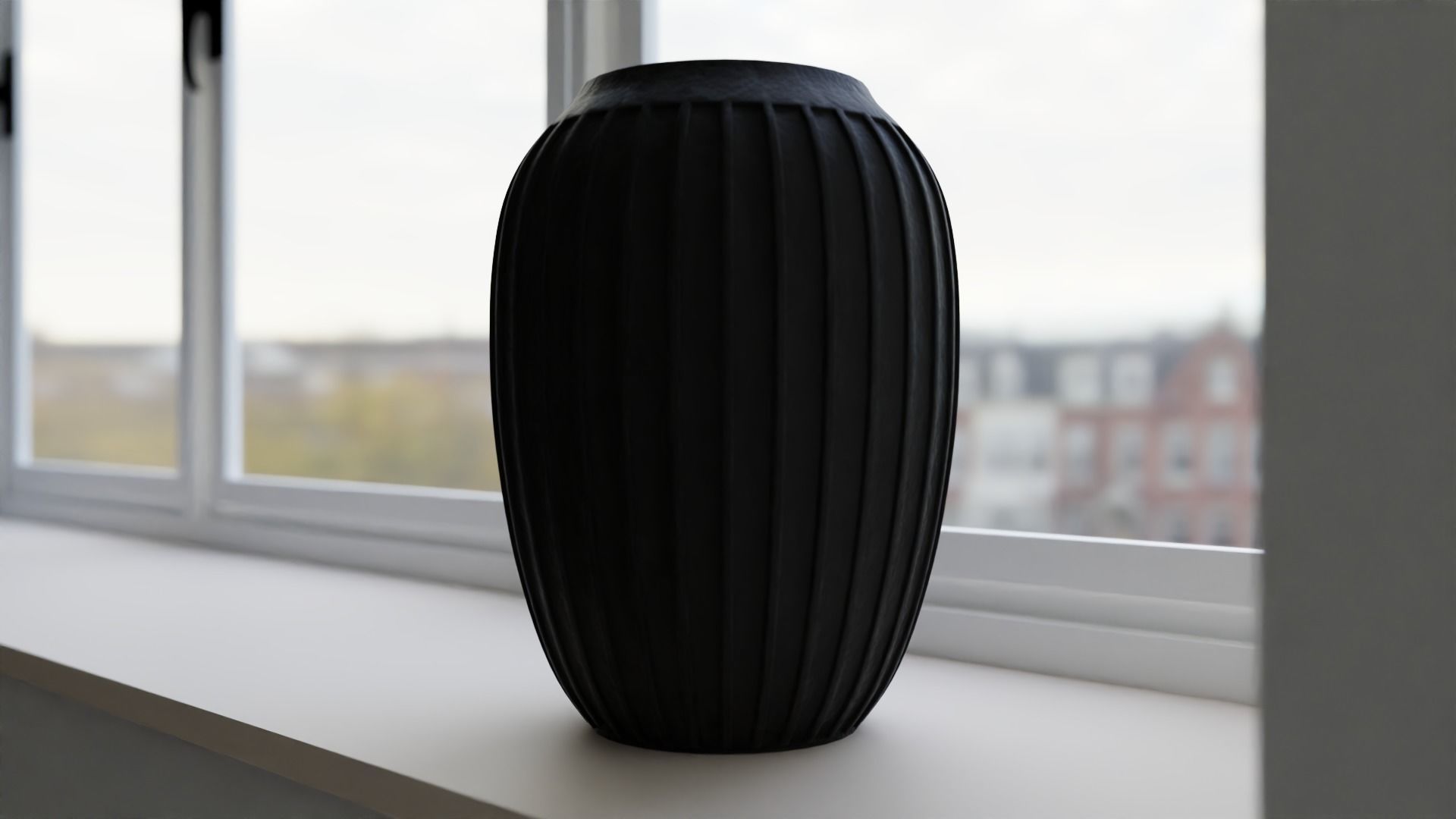 3D model Decorative Groove Vase VR / AR / low-poly | CGTrader