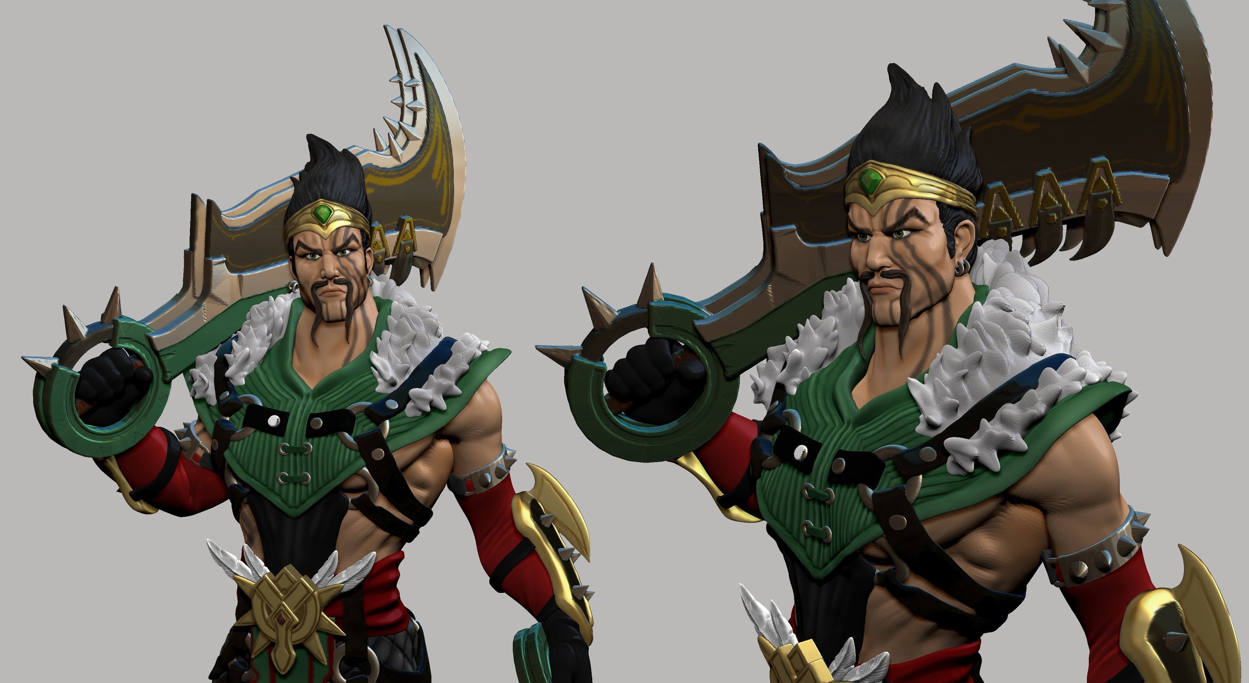 DRAVEN LEAGUE OF LEGENDS 3D PRINT MODEL 3D model 3D printable | CGTrader