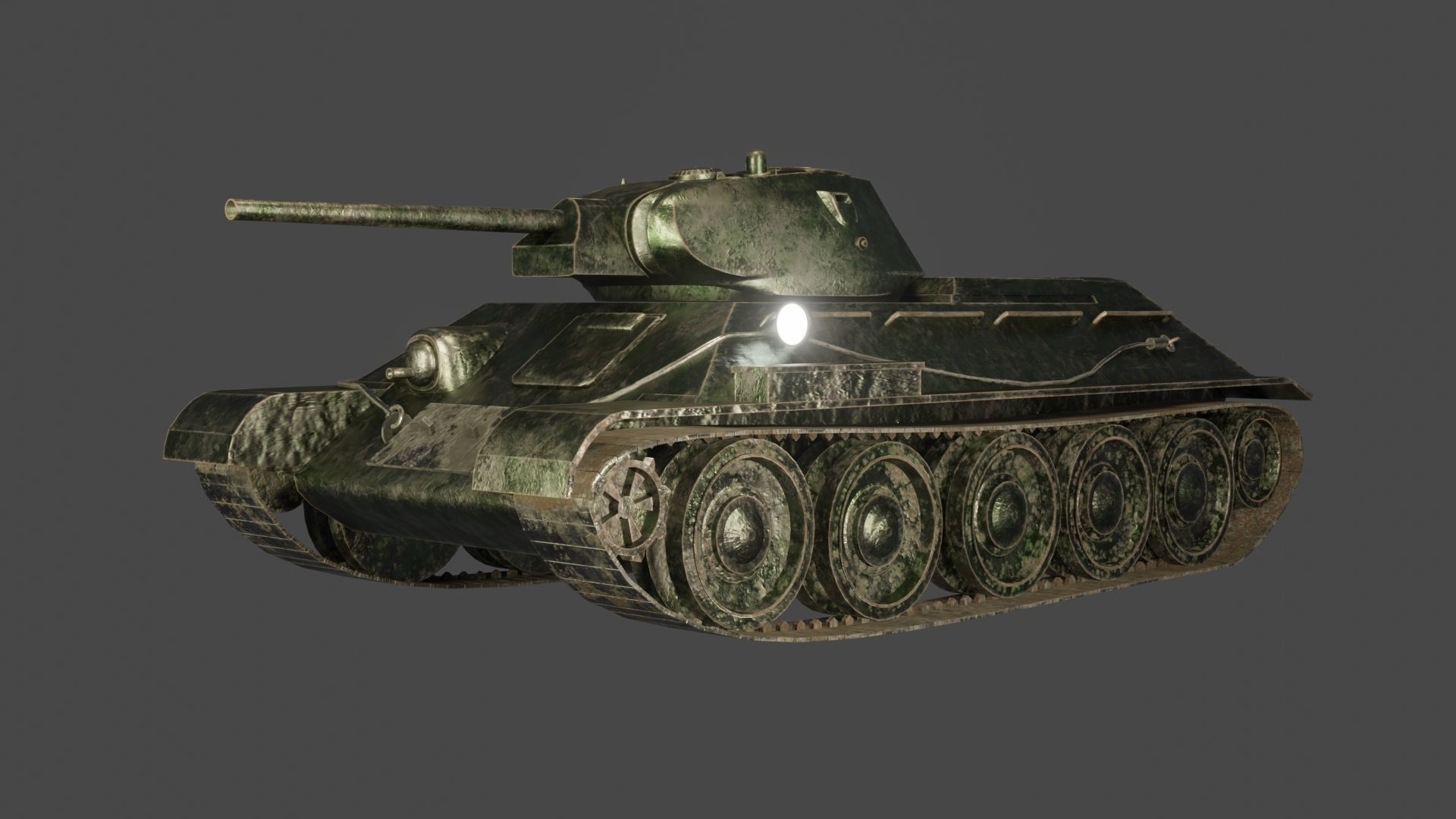 3D model USSR T34 tank VR / AR / low-poly | CGTrader