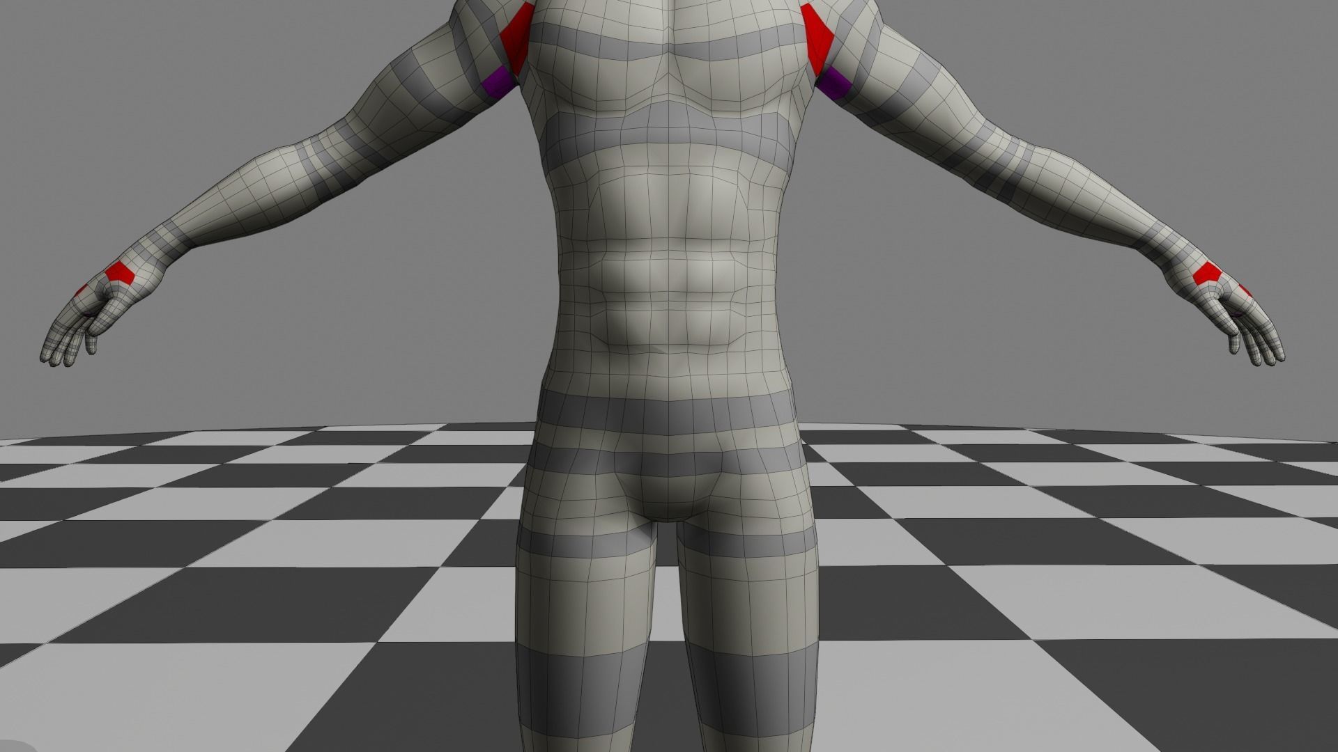 Male Body - Topology 3D model | CGTrader