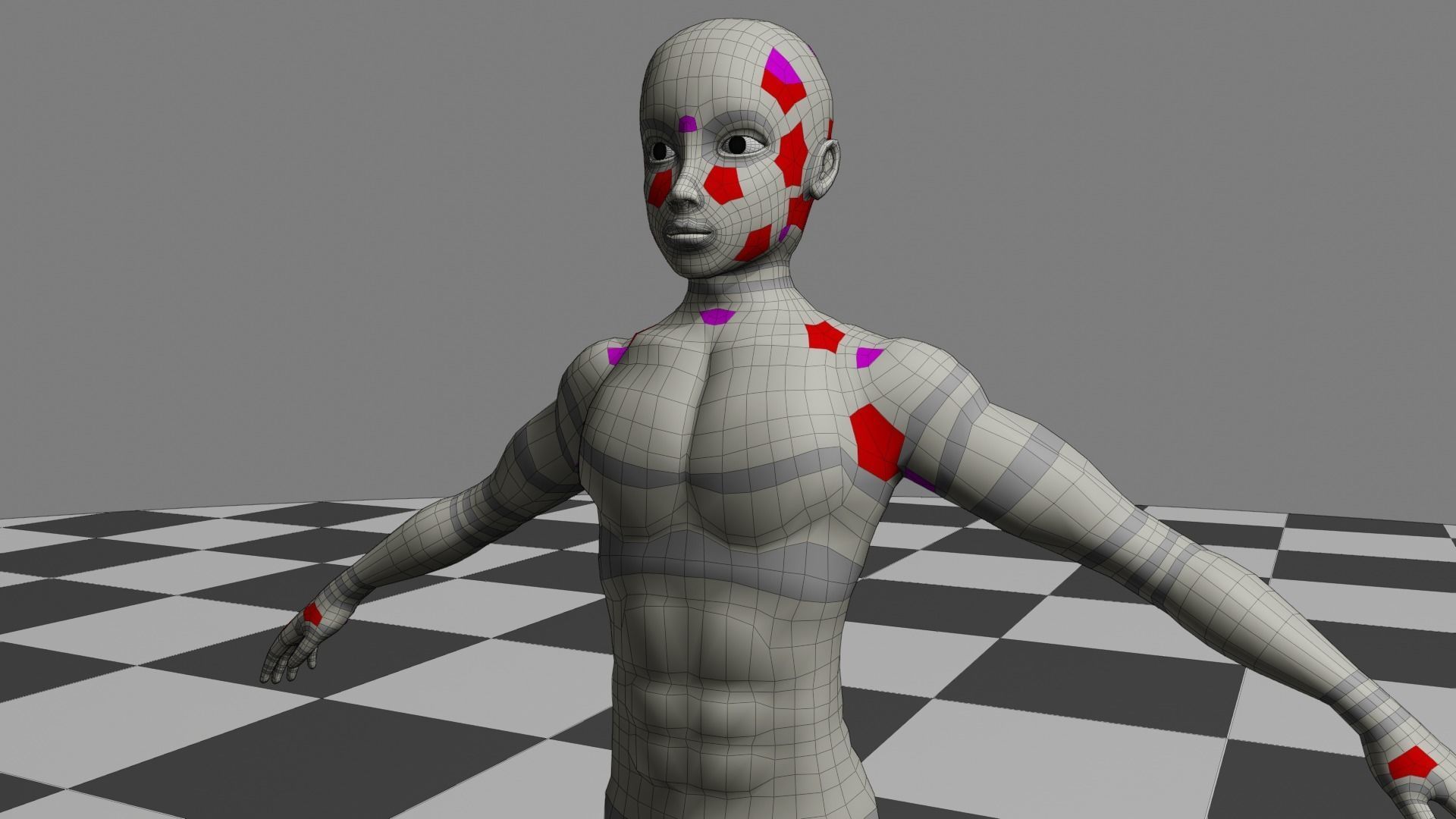 Male Body - Topology 3D model | CGTrader