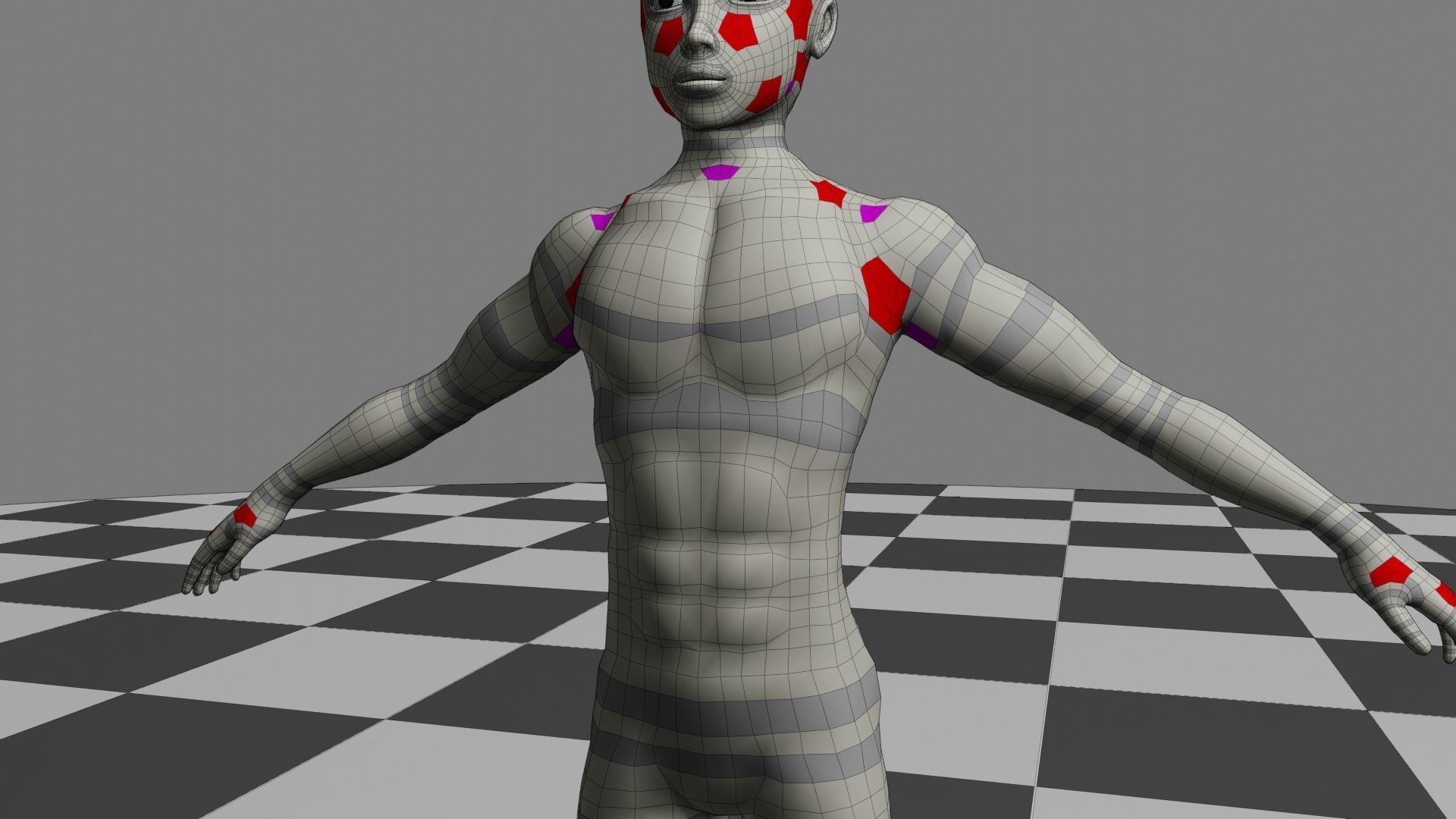 Male Body - Topology 3D model | CGTrader