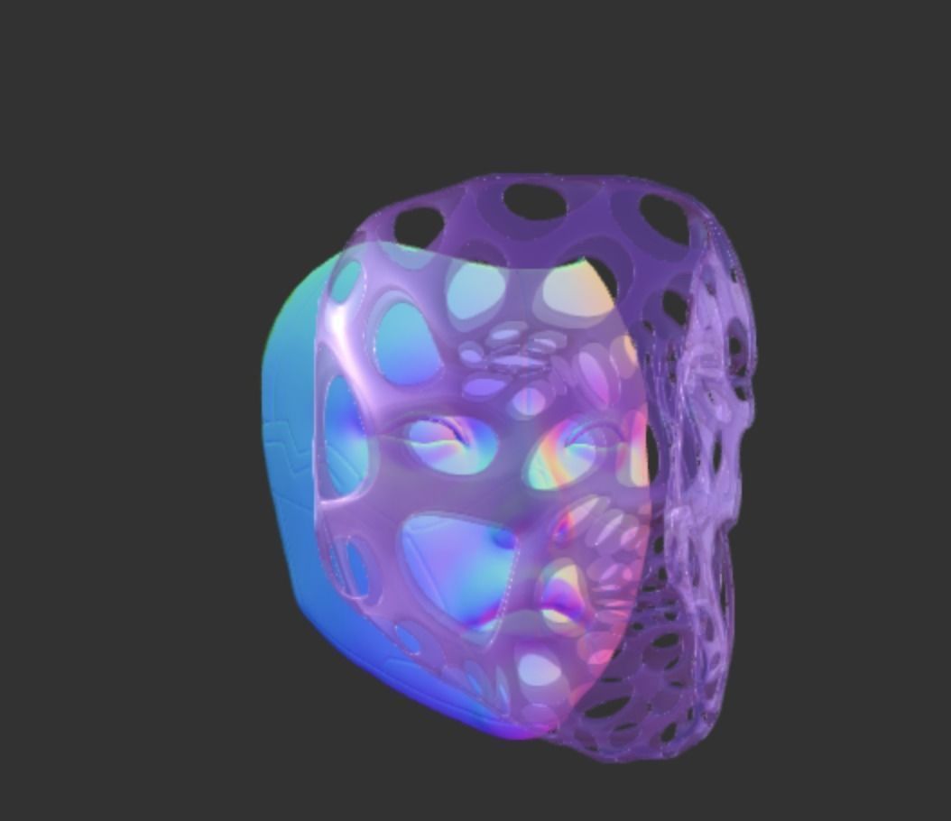 Surreal mask free 3D model | CGTrader