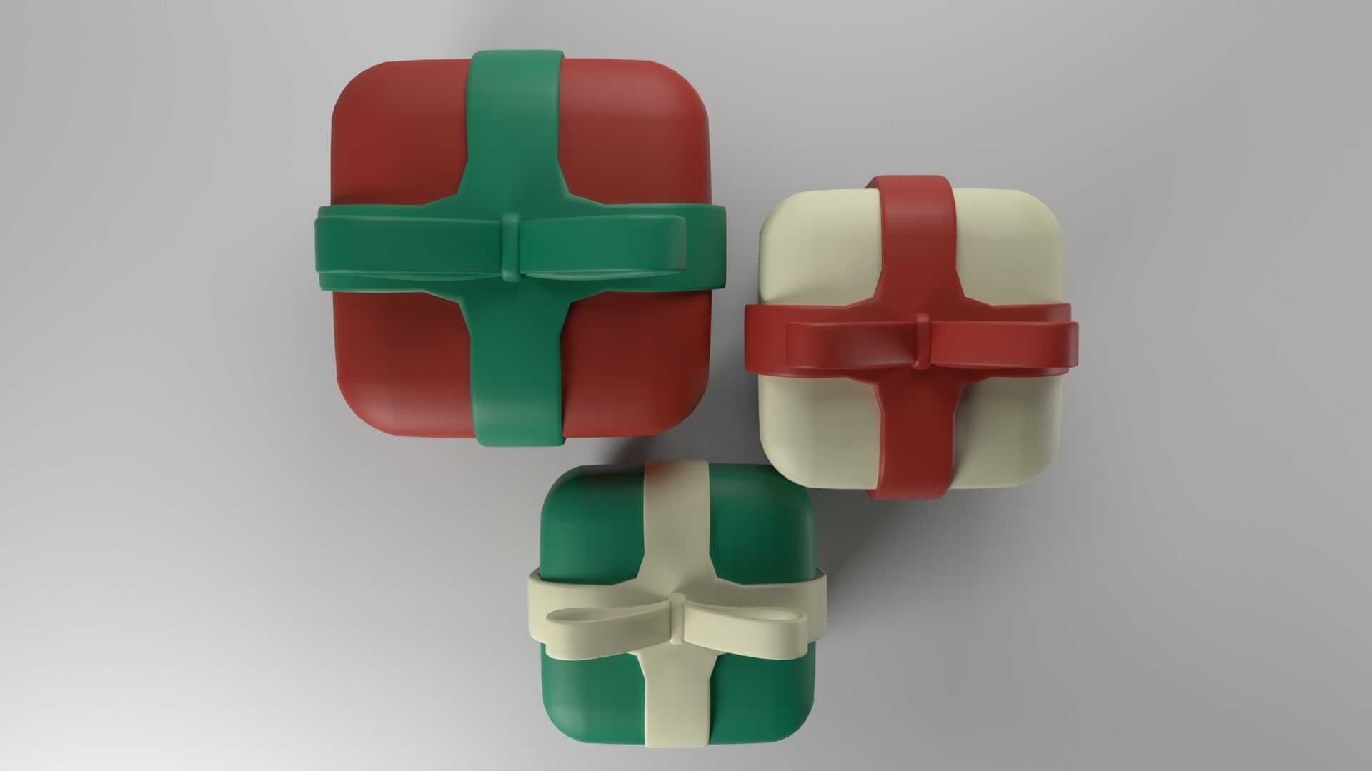 3D model Low poly - Cute Gift Box VR / AR / low-poly | CGTrader