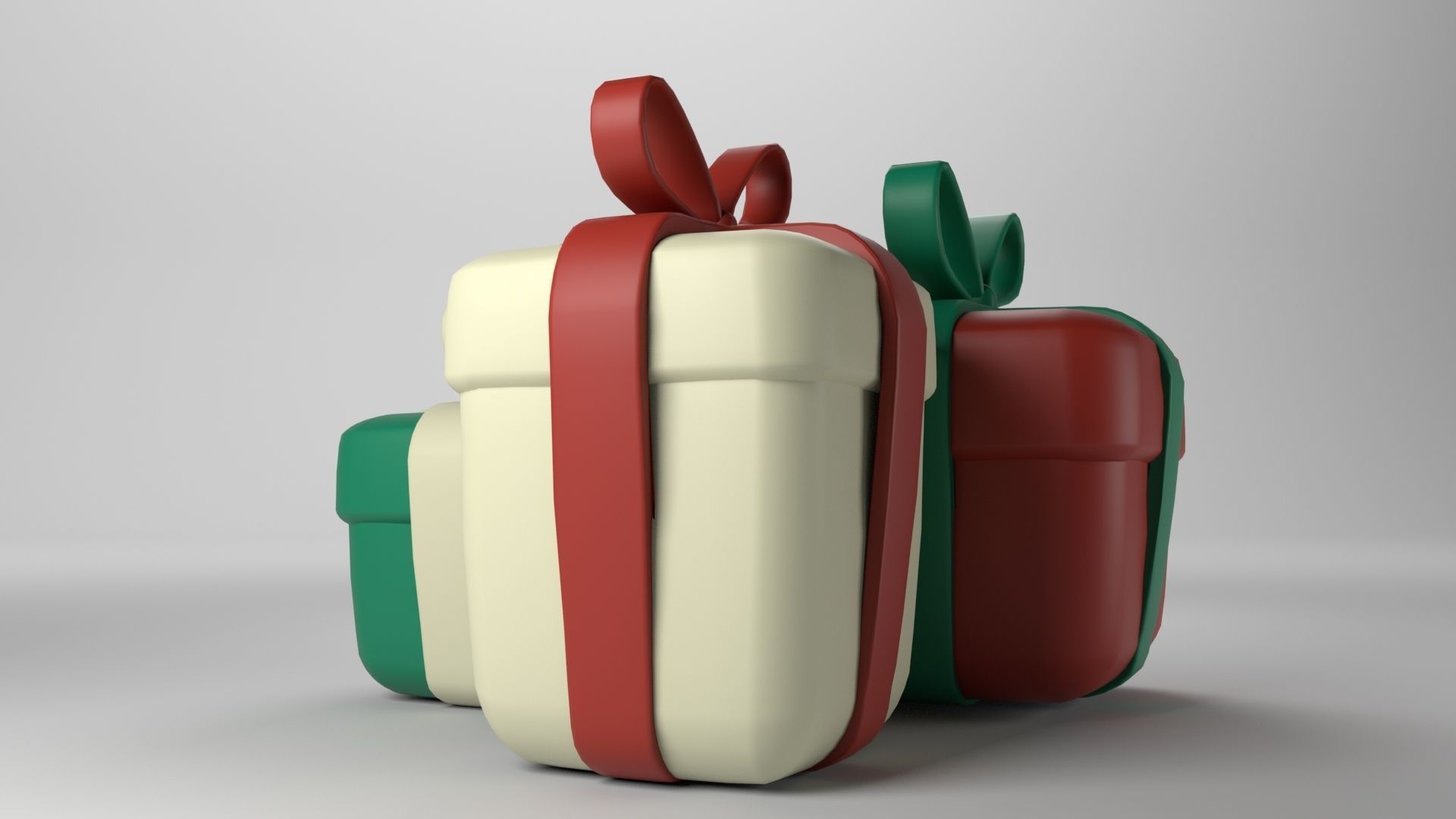 3D model Low poly - Cute Gift Box VR / AR / low-poly | CGTrader