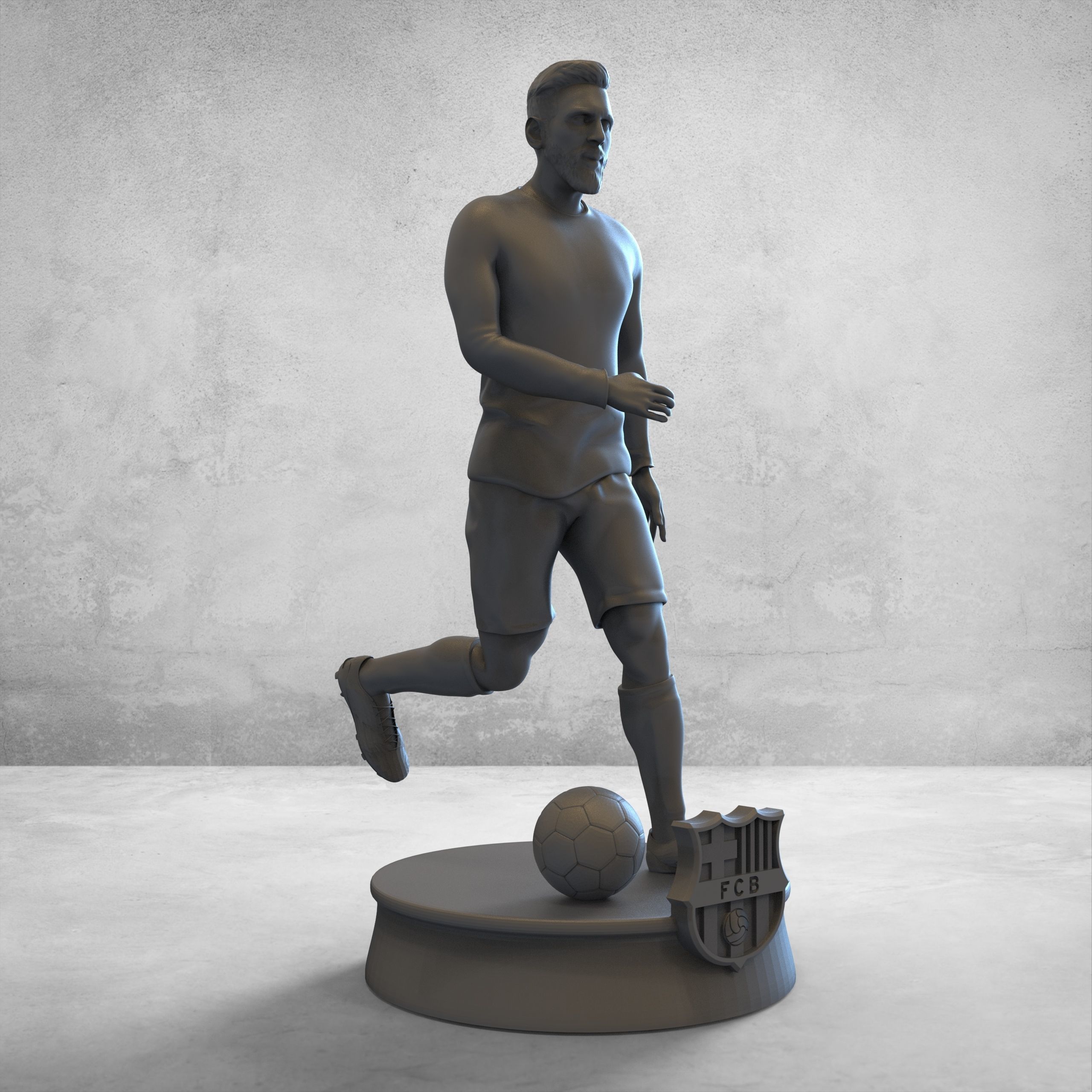 Lionel Messi 3D Model 3D model 3D printable | CGTrader