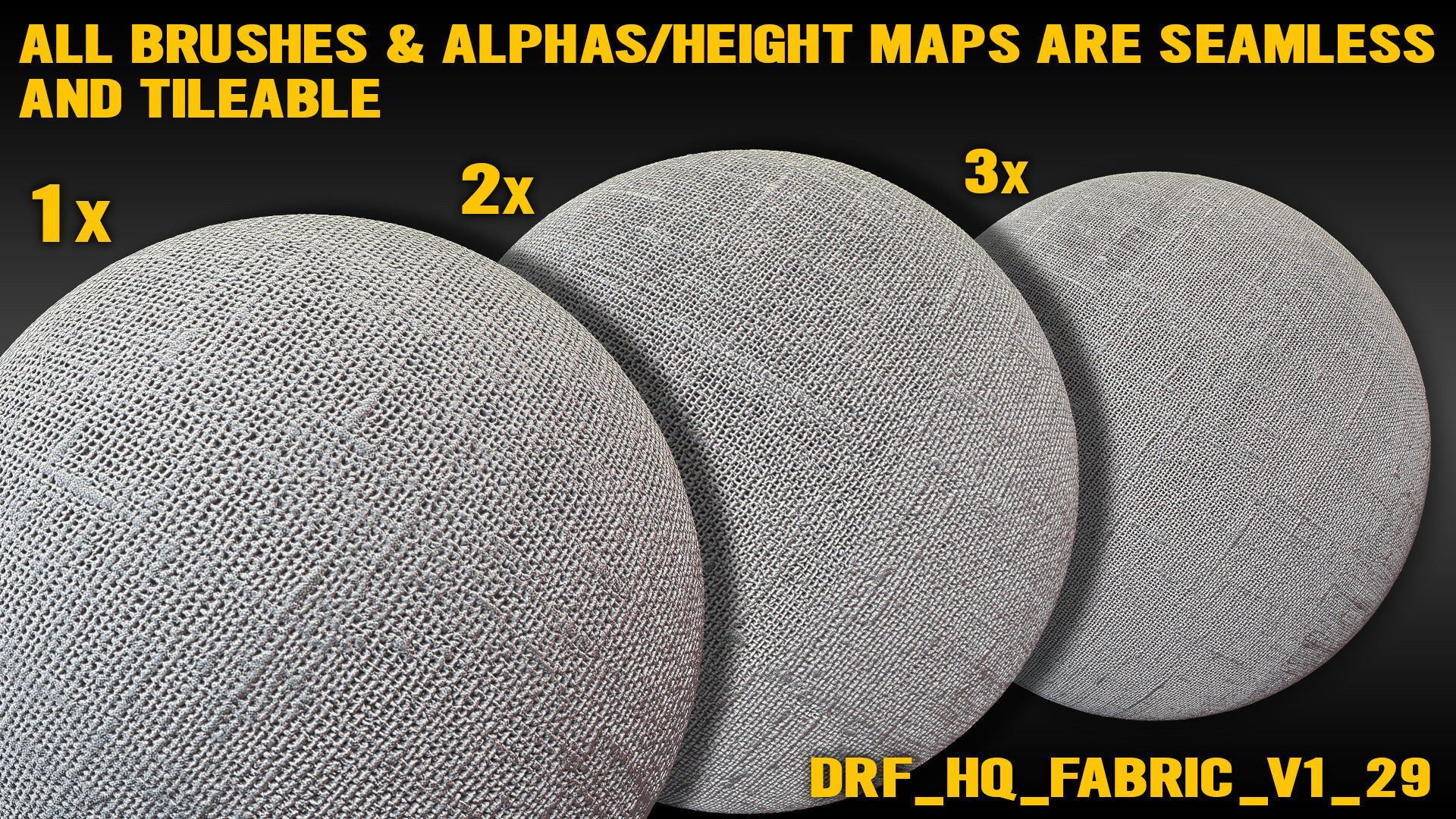 3D model Ultra HQ Fabric Sculpt Zbrush brushes and Alphas Vol1 VR / AR ...