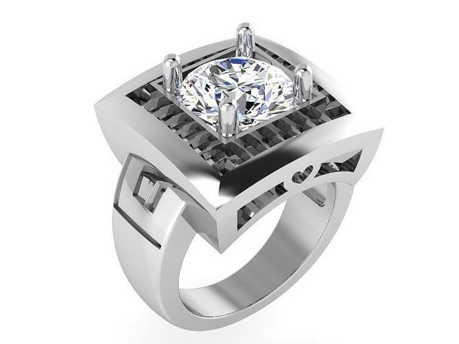 Engraved Band Ring 3225 3D print model 3D model 3D printable | CGTrader