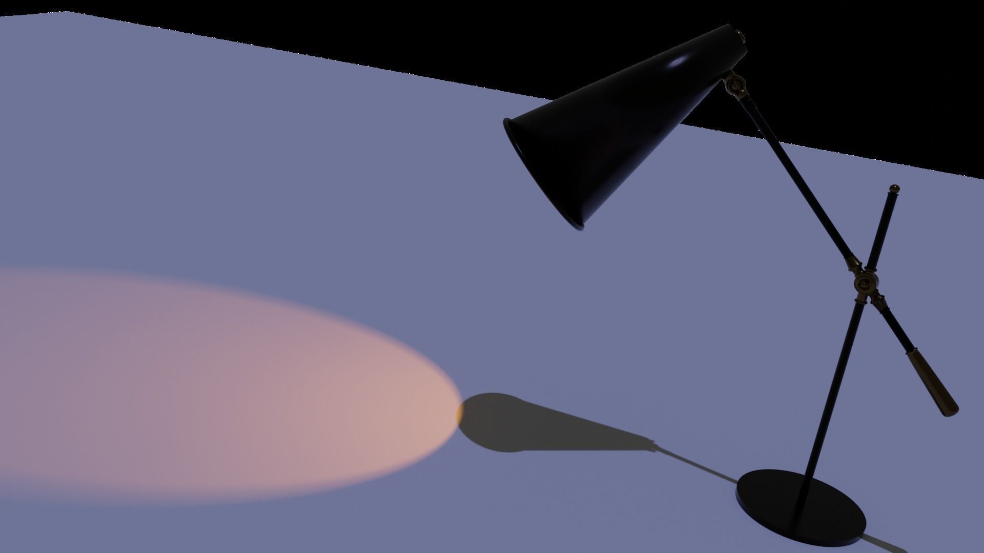 Low poly Desk Lamp 3D model | CGTrader