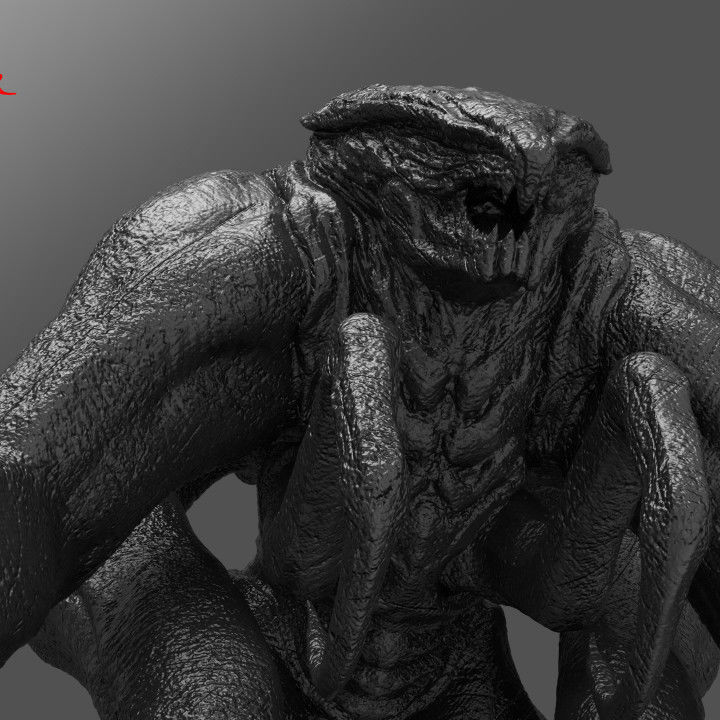 Muto Godzilla2014 free 3D model 3D printable | CGTrader
