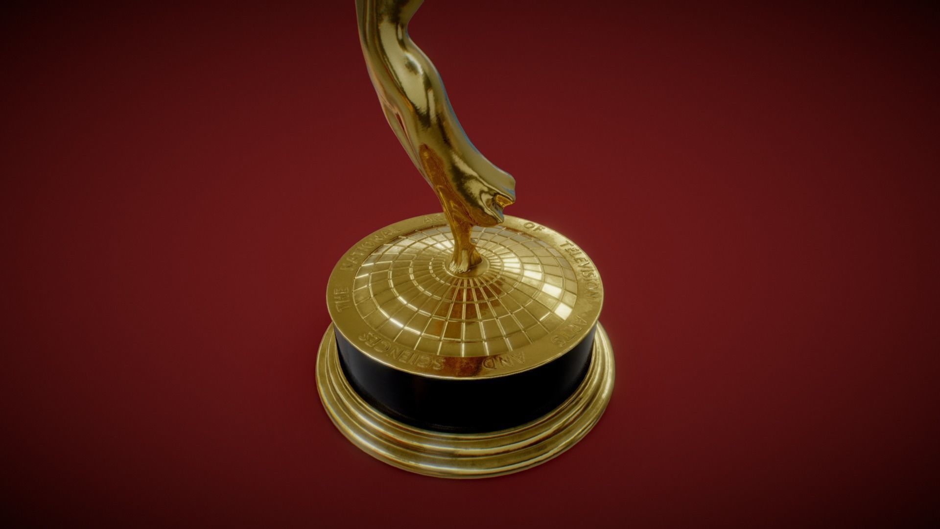 The Emmy Awards Statuette Trophy 3D model | CGTrader
