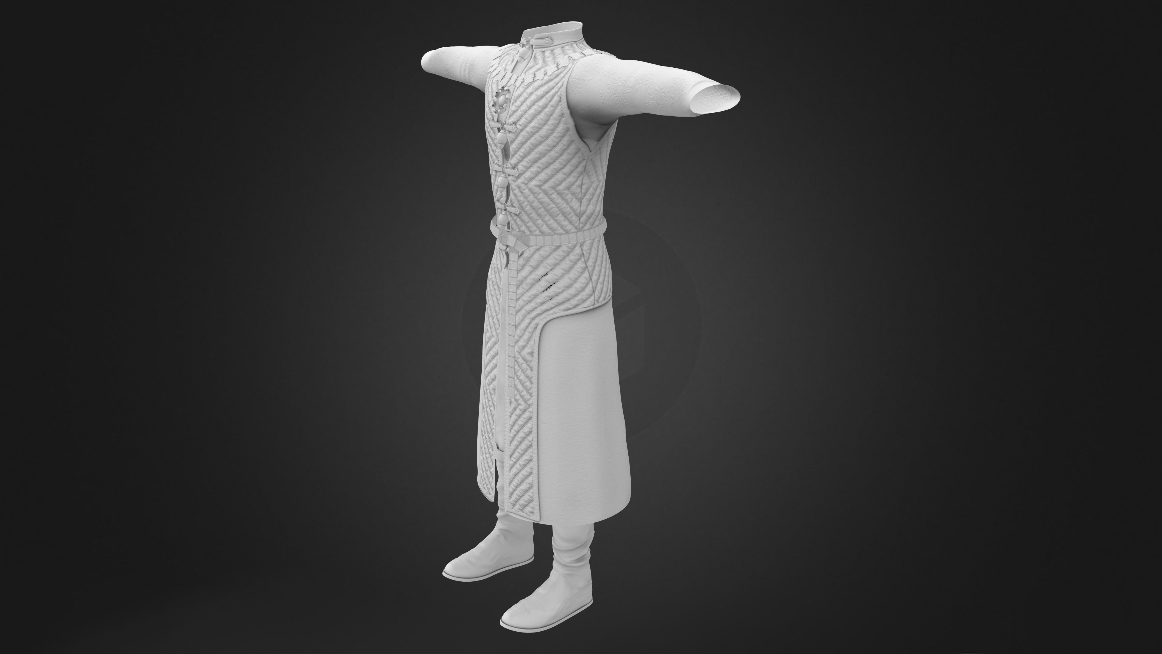3D model Men Medieval Royal Outfit VR / AR / low-poly | CGTrader