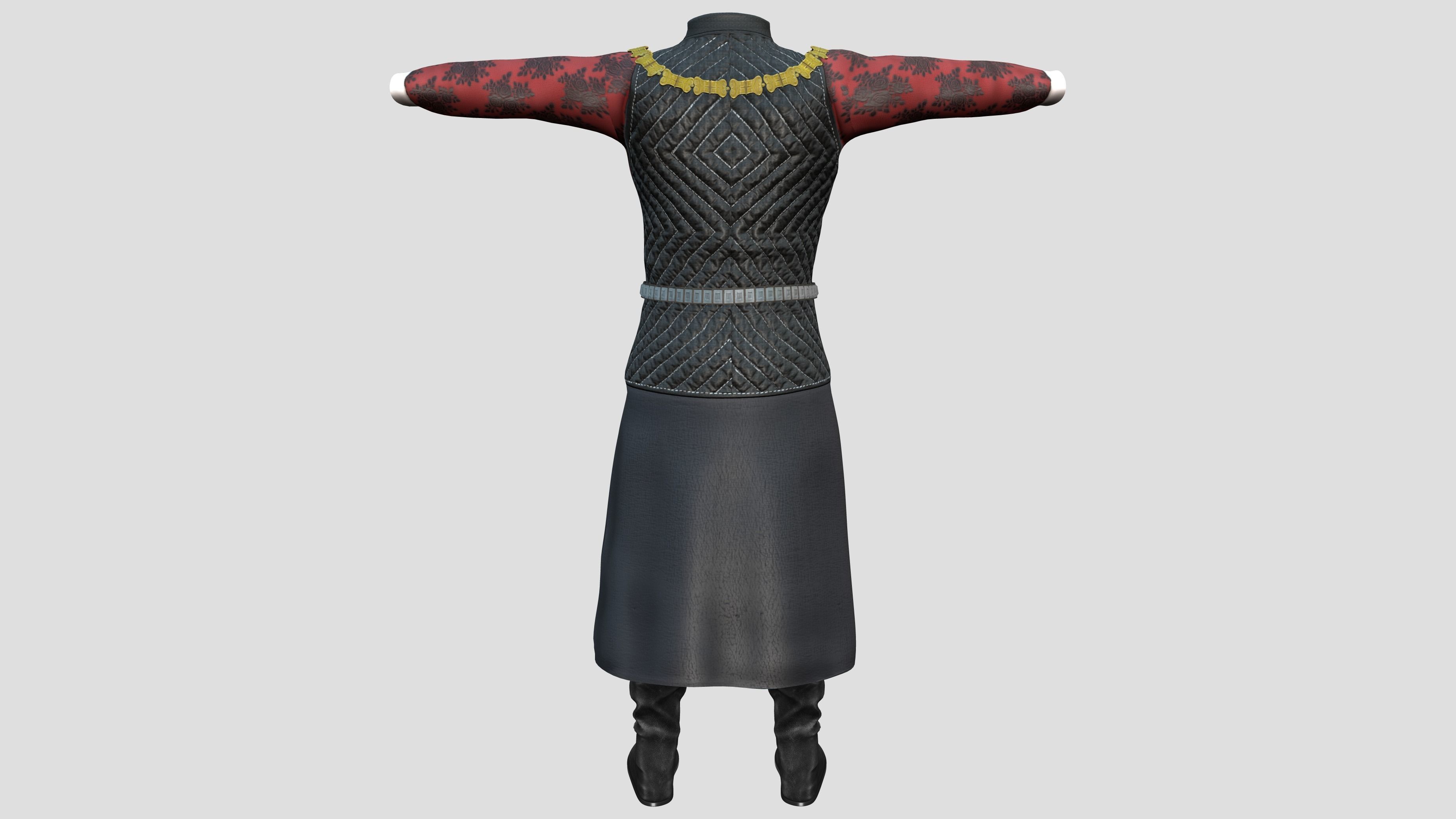3D model Men Medieval Royal Outfit VR / AR / low-poly | CGTrader