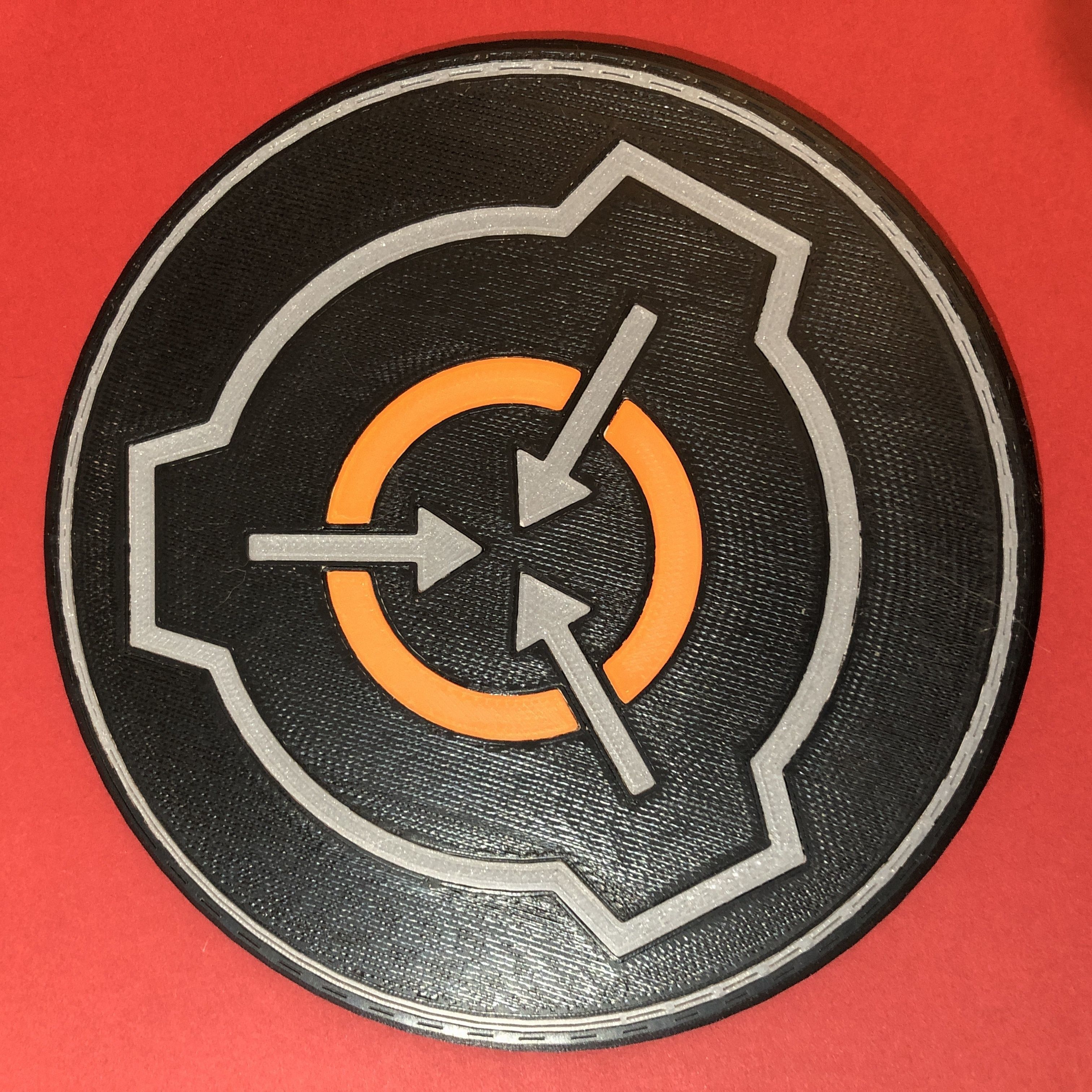 SCP Foundation Logo Coaster 3D model 3D printable | CGTrader