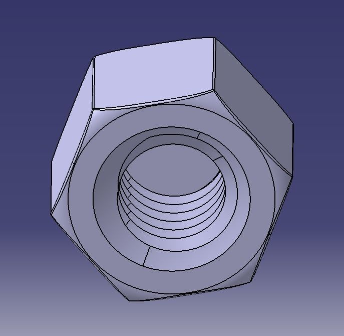 M12 Locking Acorn Nuts 3D model 3D printable | CGTrader