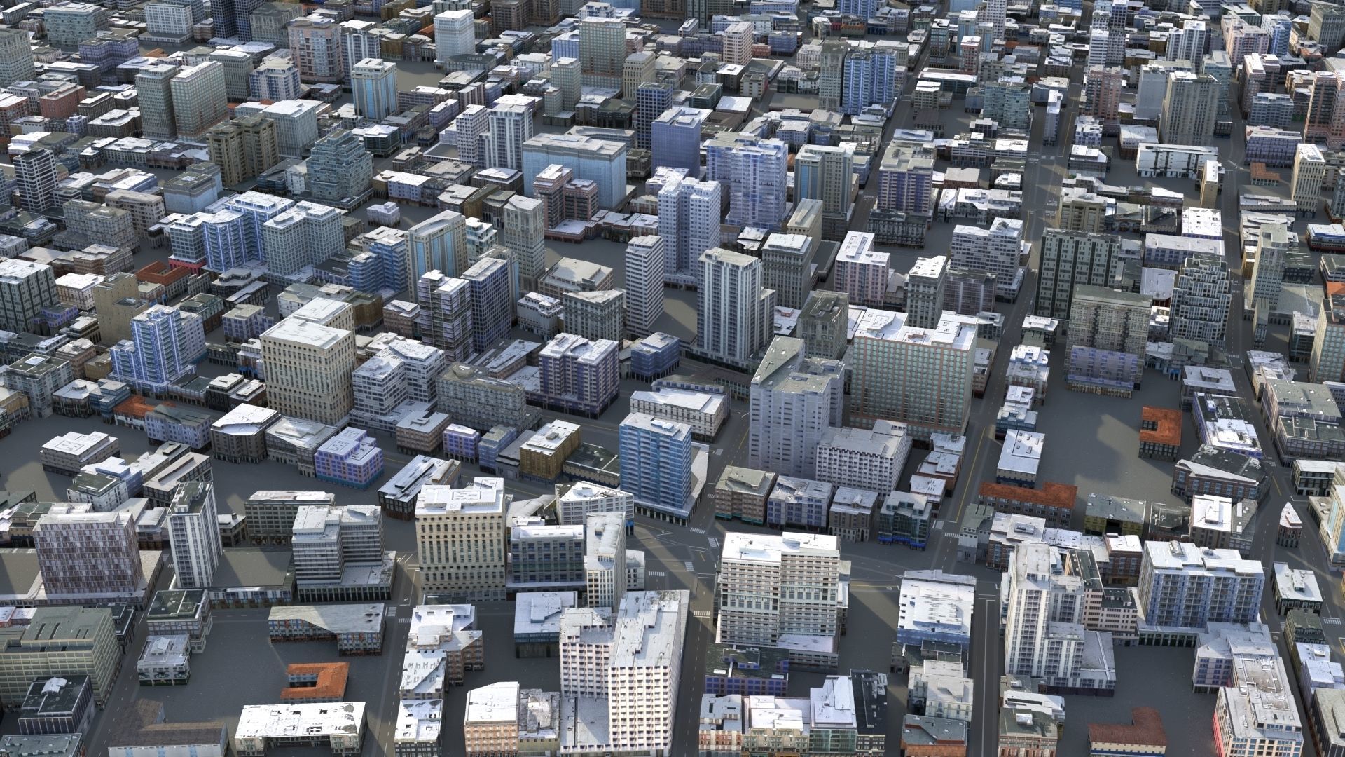 3D model City 67 VR / AR / low-poly | CGTrader