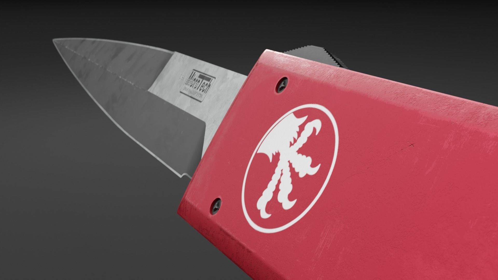3D model Knife MICROTECH ULTRATECH VR / AR / low-poly | CGTrader