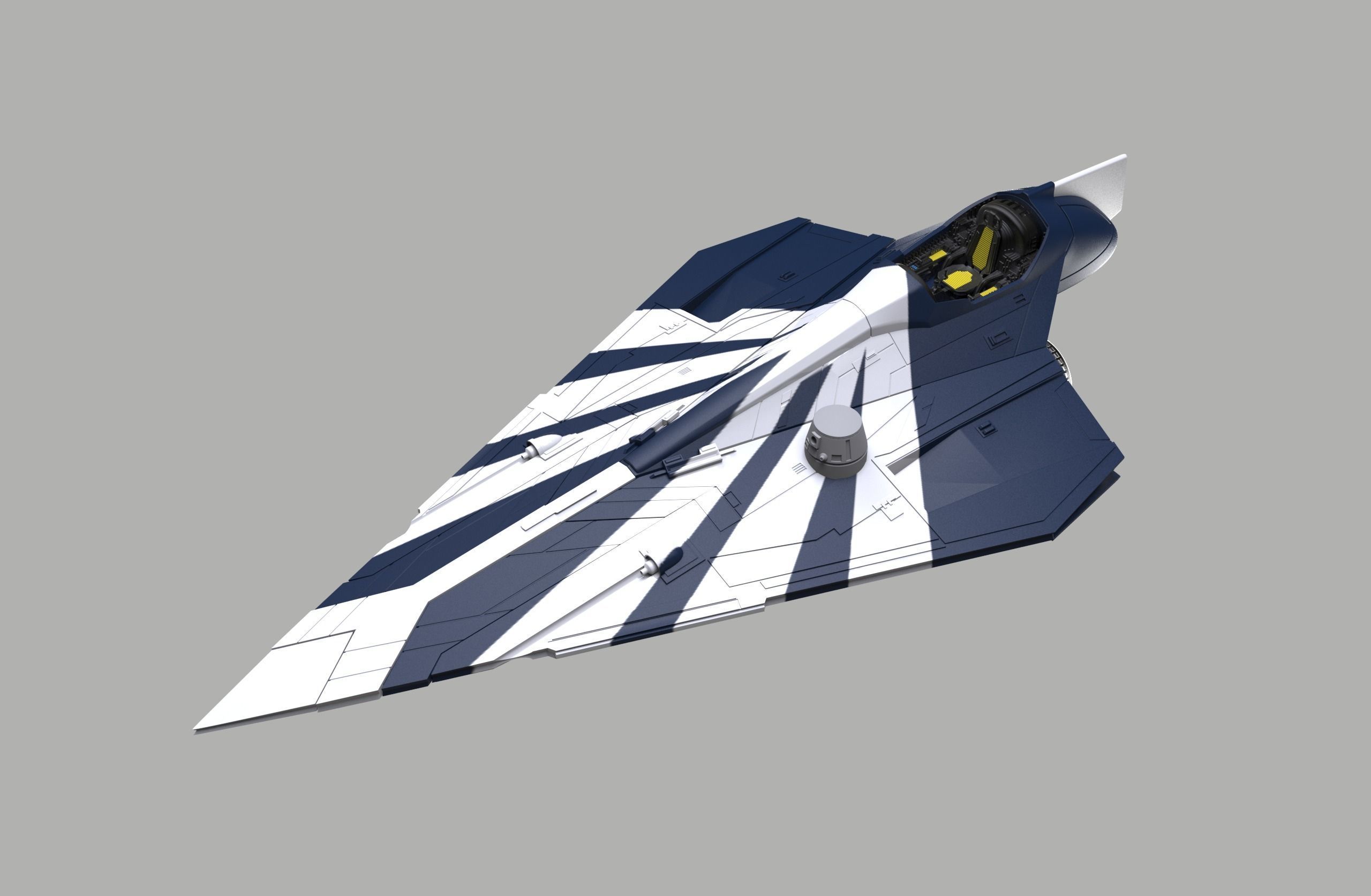 Star Wars Delta 7 spaceship 3D model 3D printable | CGTrader