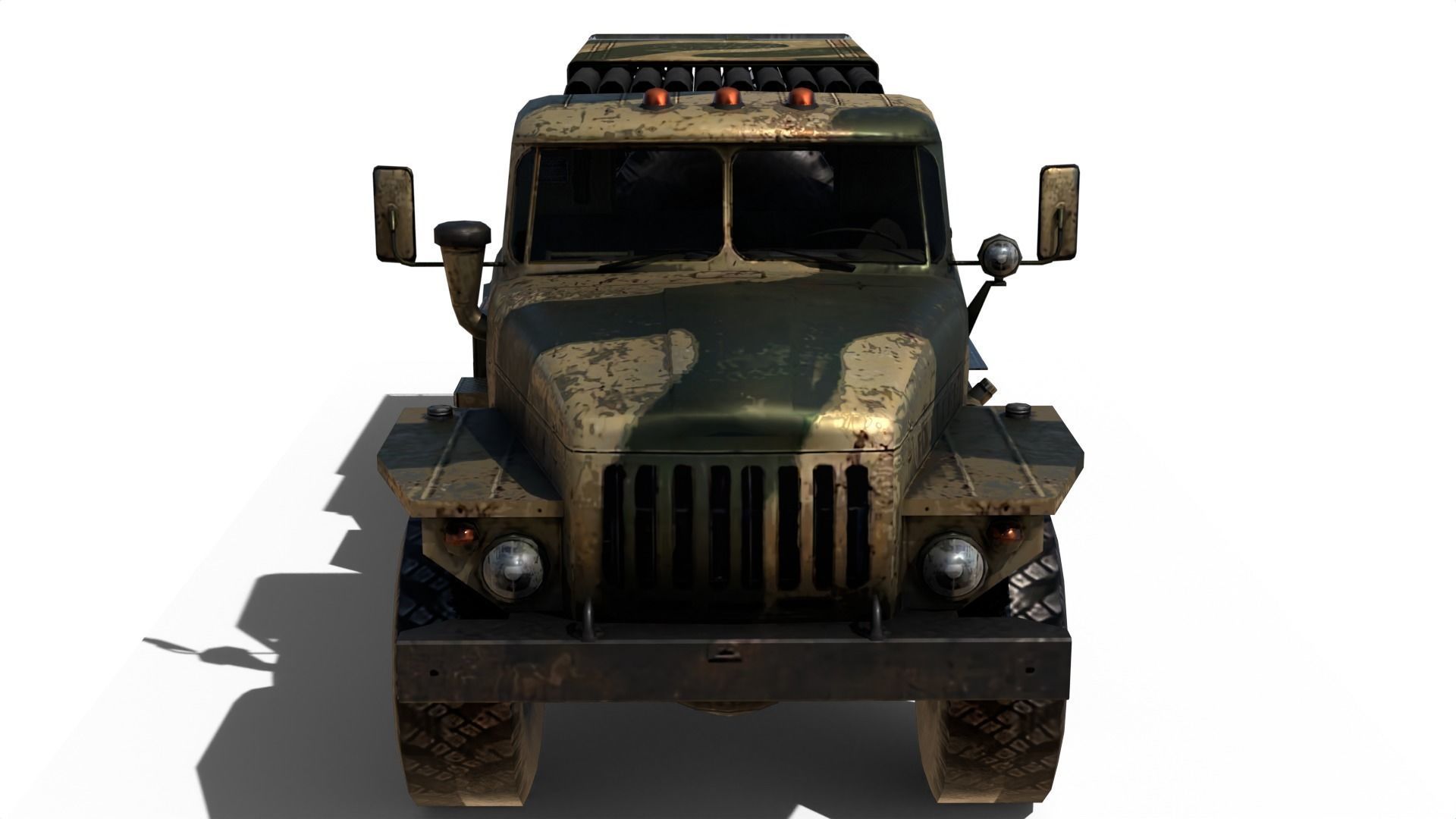 3D model BM21 GRAD Rocket Launcher VR / AR / low-poly | CGTrader