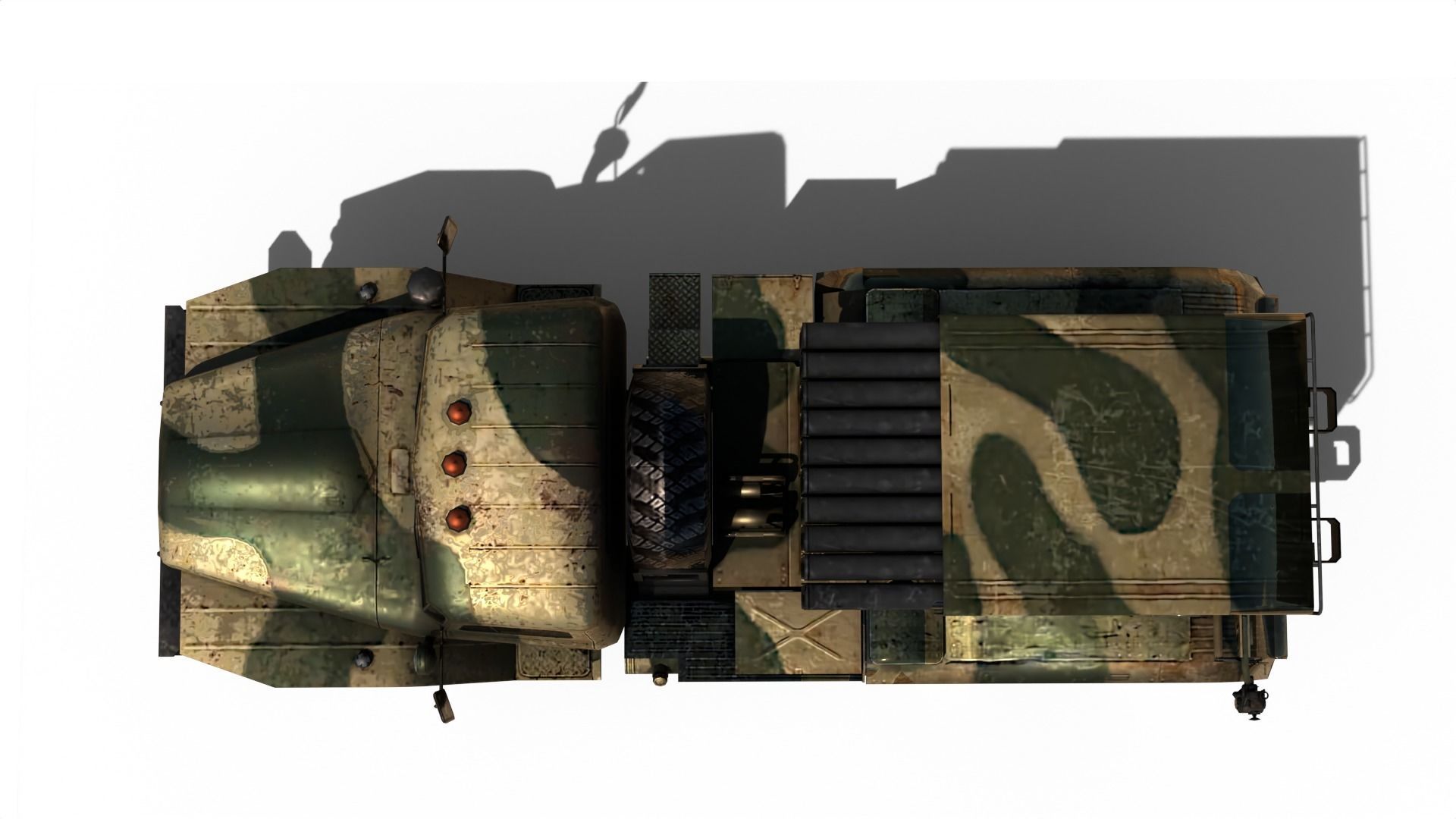 3D model BM21 GRAD Rocket Launcher VR / AR / low-poly | CGTrader