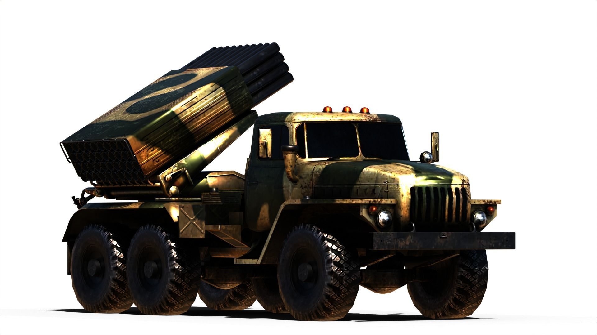 3D model BM21 GRAD Rocket Launcher VR / AR / low-poly | CGTrader