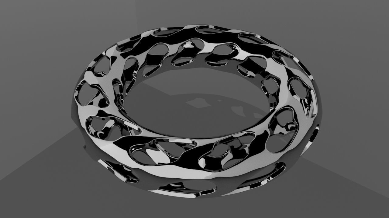 ornamental torus free 3D model | CGTrader