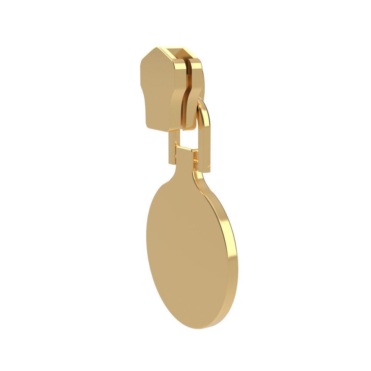 Round Zipper Puller 3D model 3D printable | CGTrader