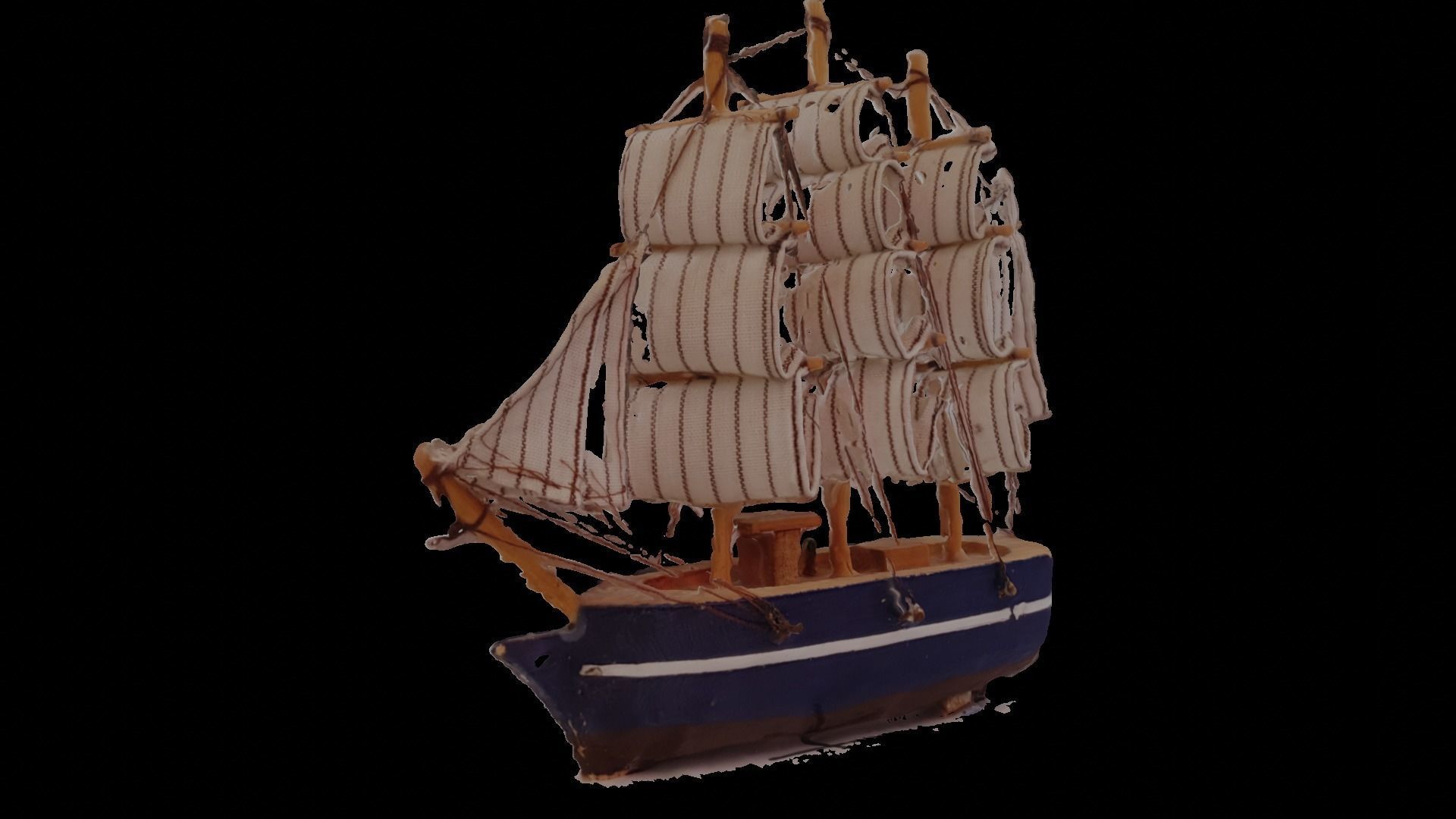 Sea ship - mini toy free 3D model | CGTrader