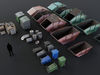 3D model Trash Kit - 3D AssetKit VR / AR / low-poly | CGTrader