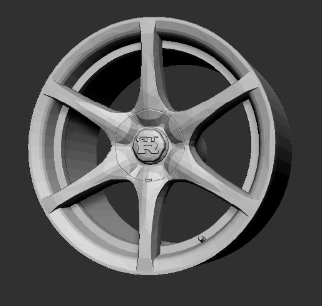 Nissan Skyline GTR R34 Wheels Rims 3D Print Ready Model 3D model 3D ...