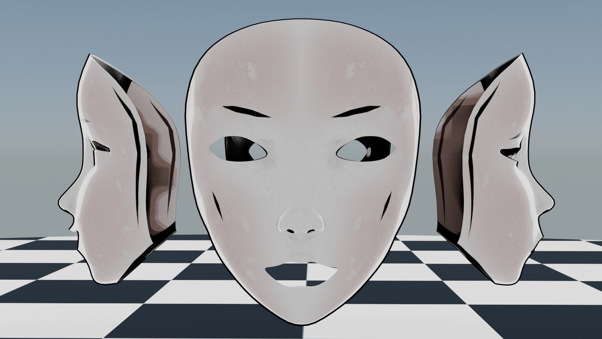 3D model Full-Face Masks VR / AR / low-poly | CGTrader