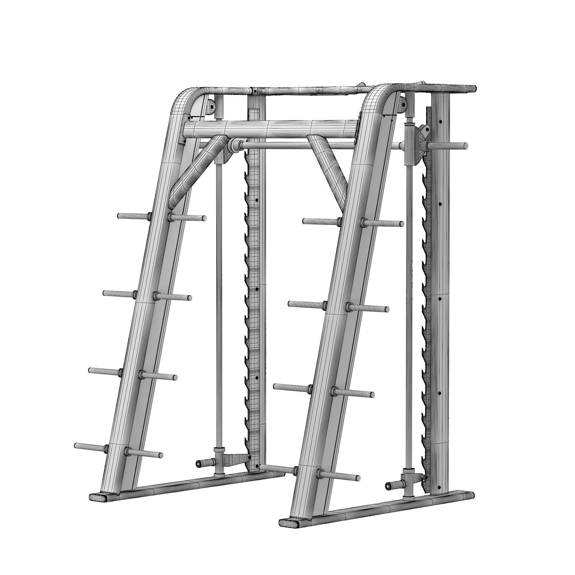 E-7063 Smith Machine 3D model | CGTrader