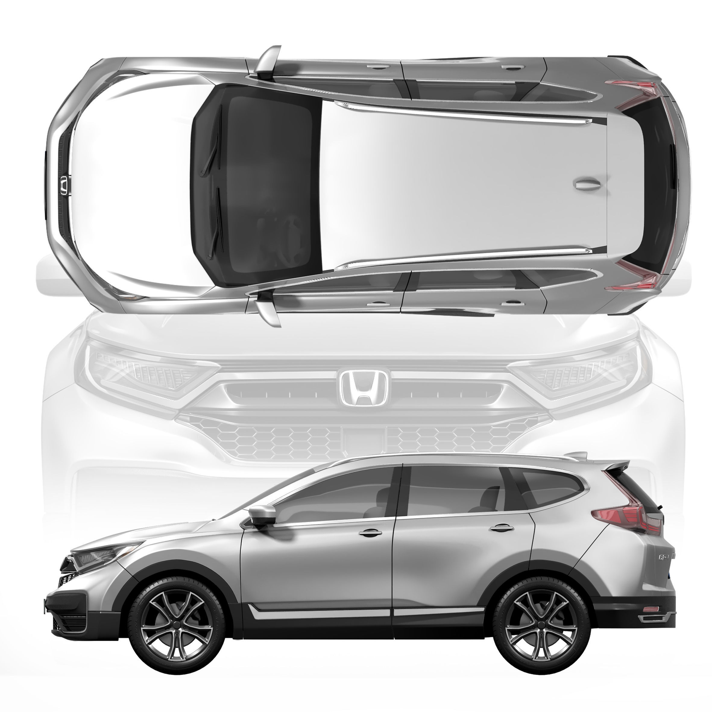 Honda CRV 3D model | CGTrader