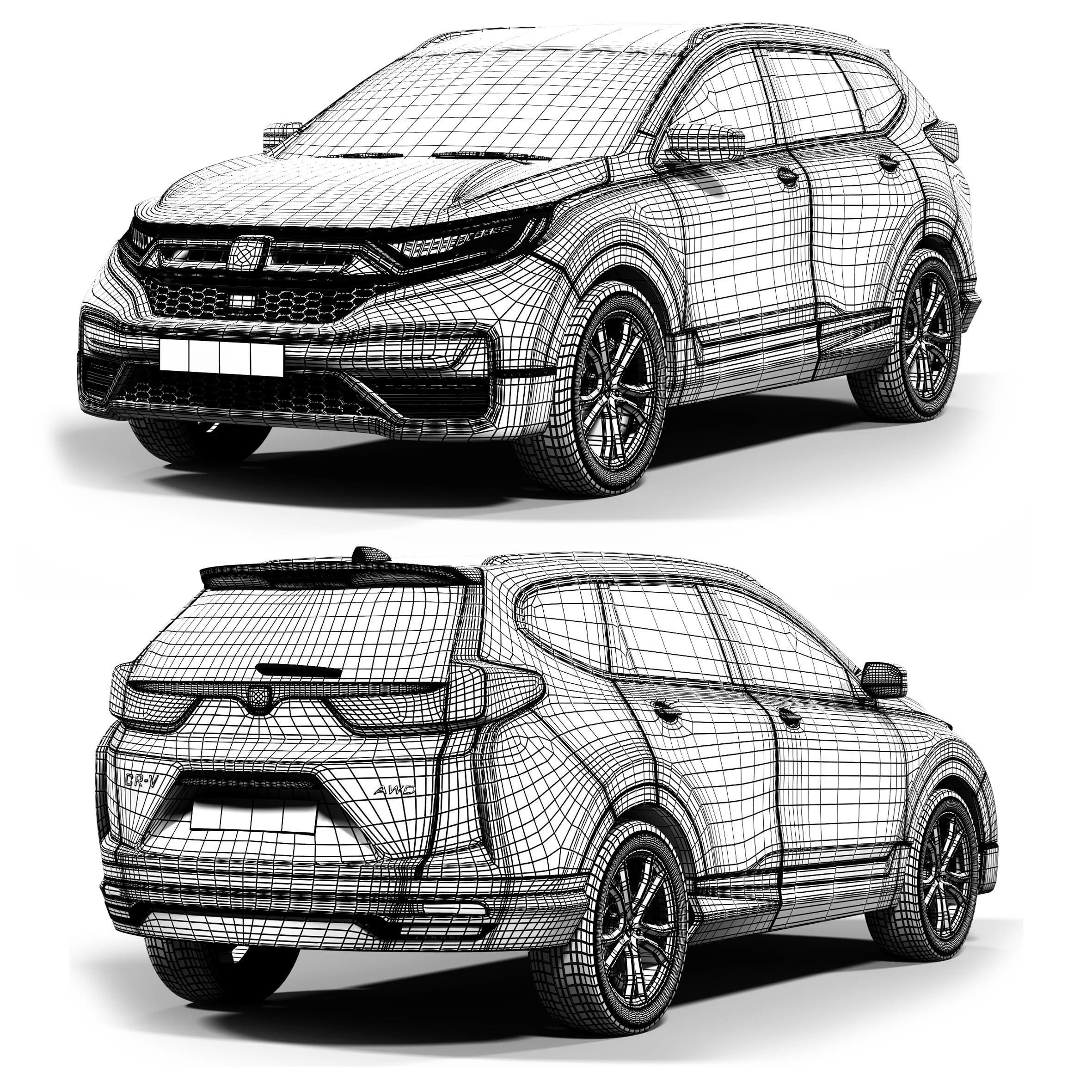 Honda CRV 3D model | CGTrader