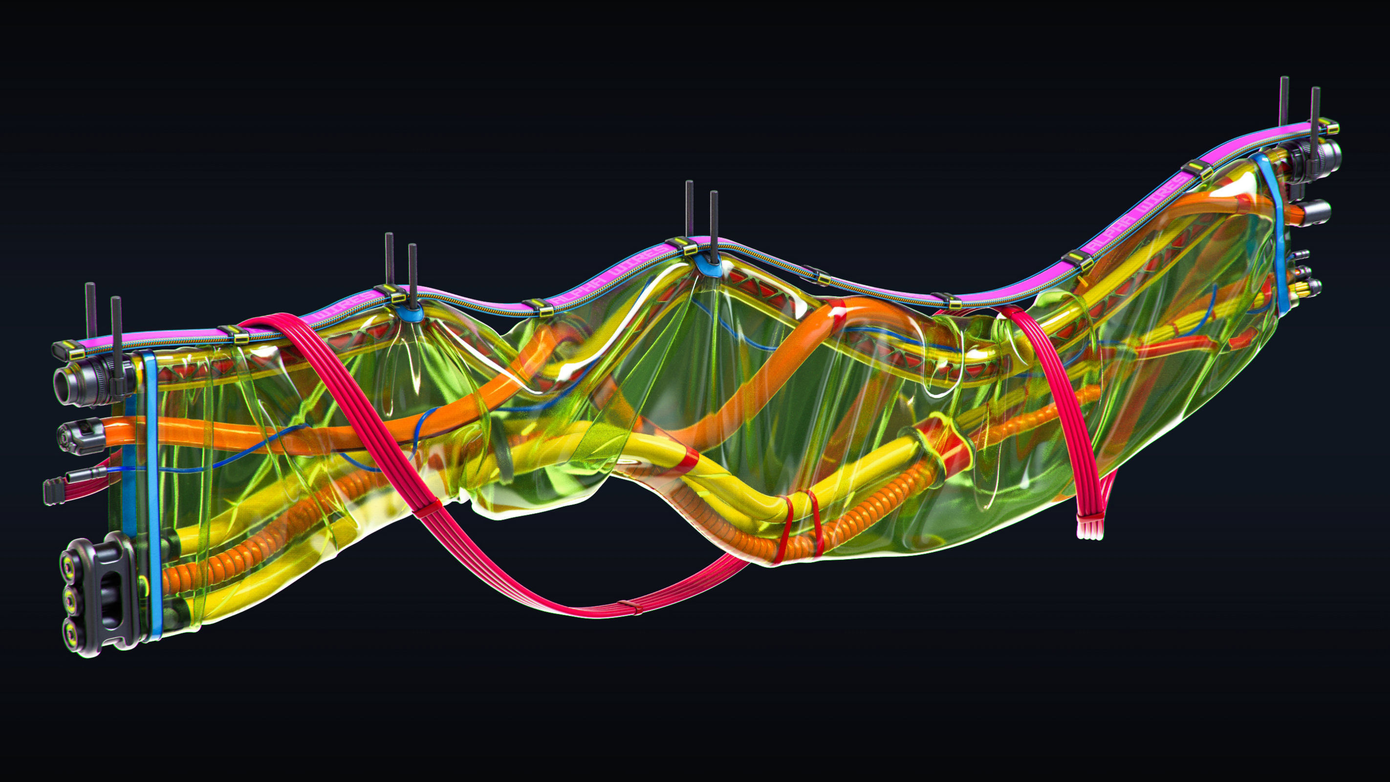 Cables and Wires set 3D model | CGTrader