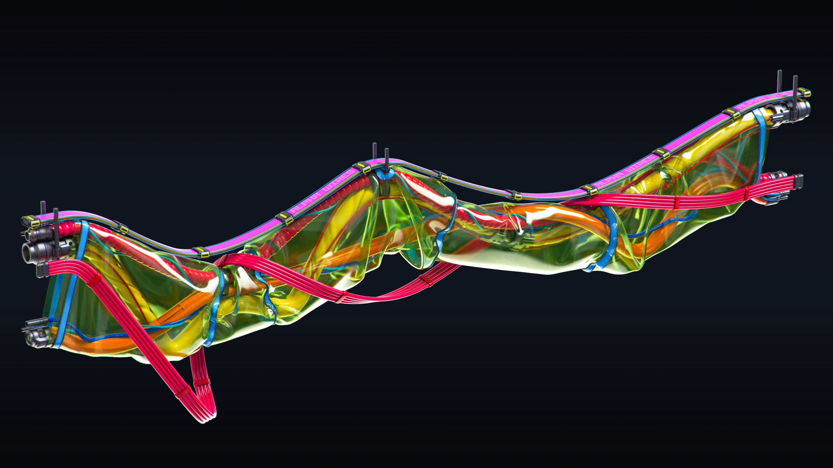 Cables and Wires set 3D model | CGTrader