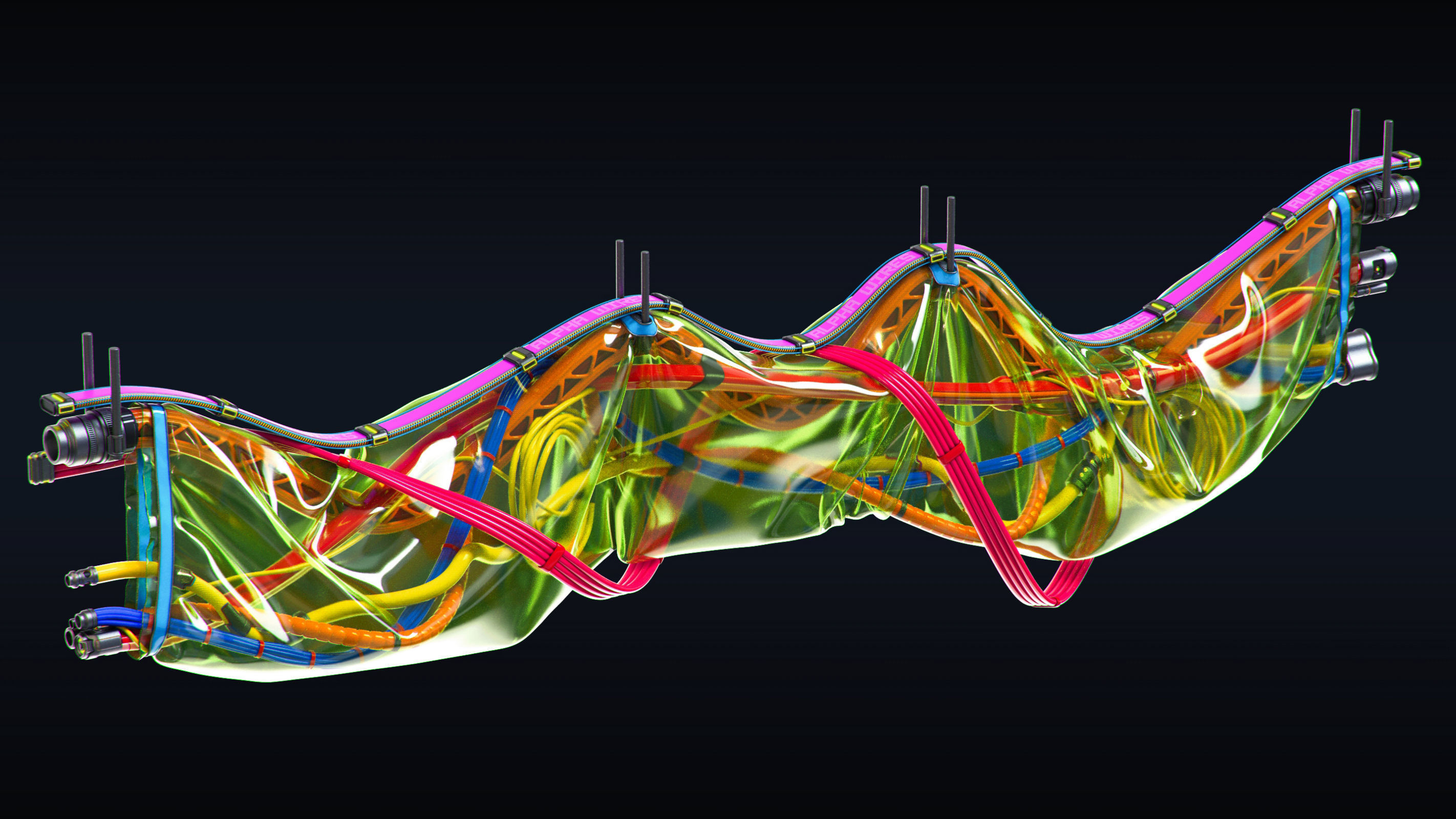 Cables and Wires set 3D model | CGTrader