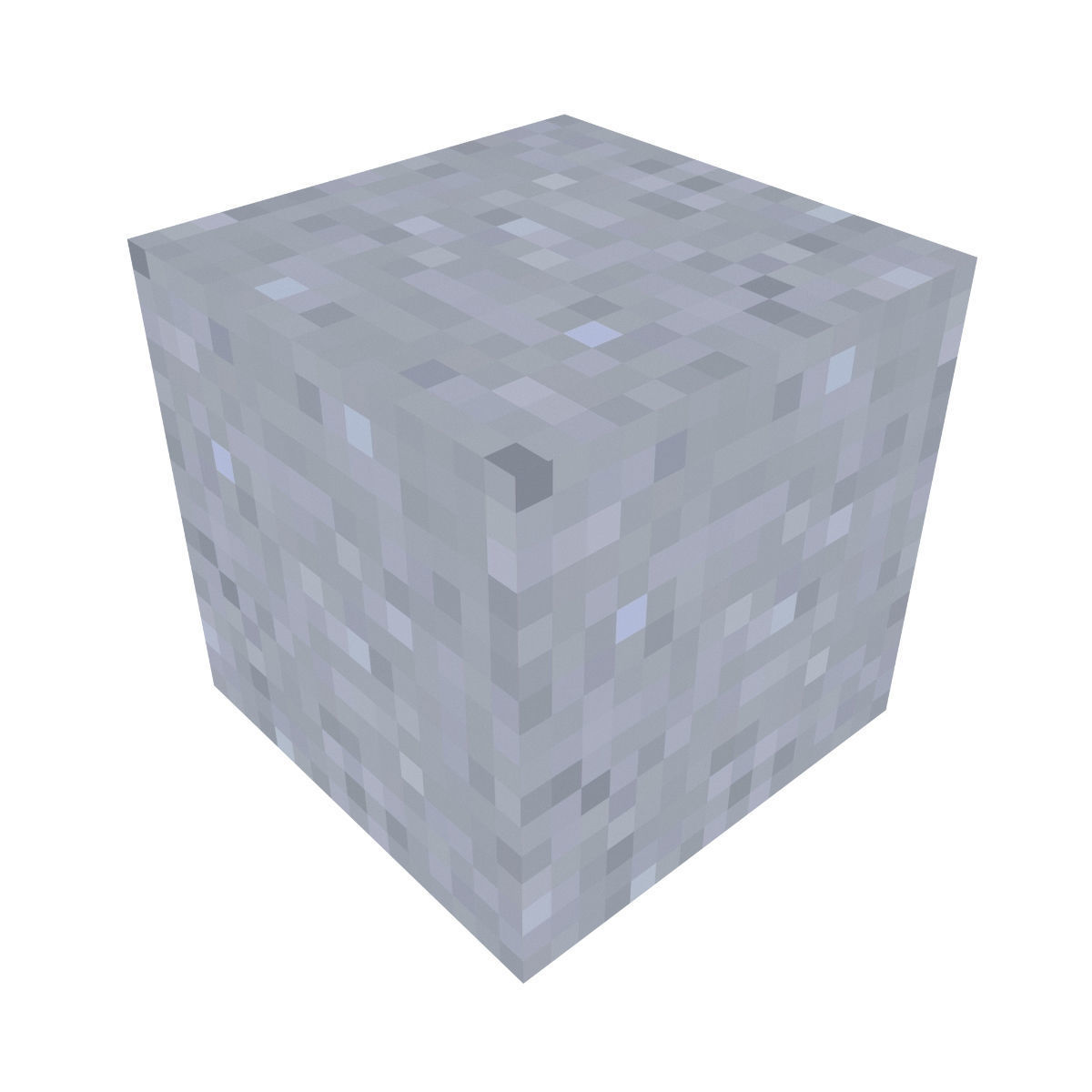 3D model MINECRAFT CLAY BLOCK MODEL LOW-POLY 3D MODEL VR / AR / low ...