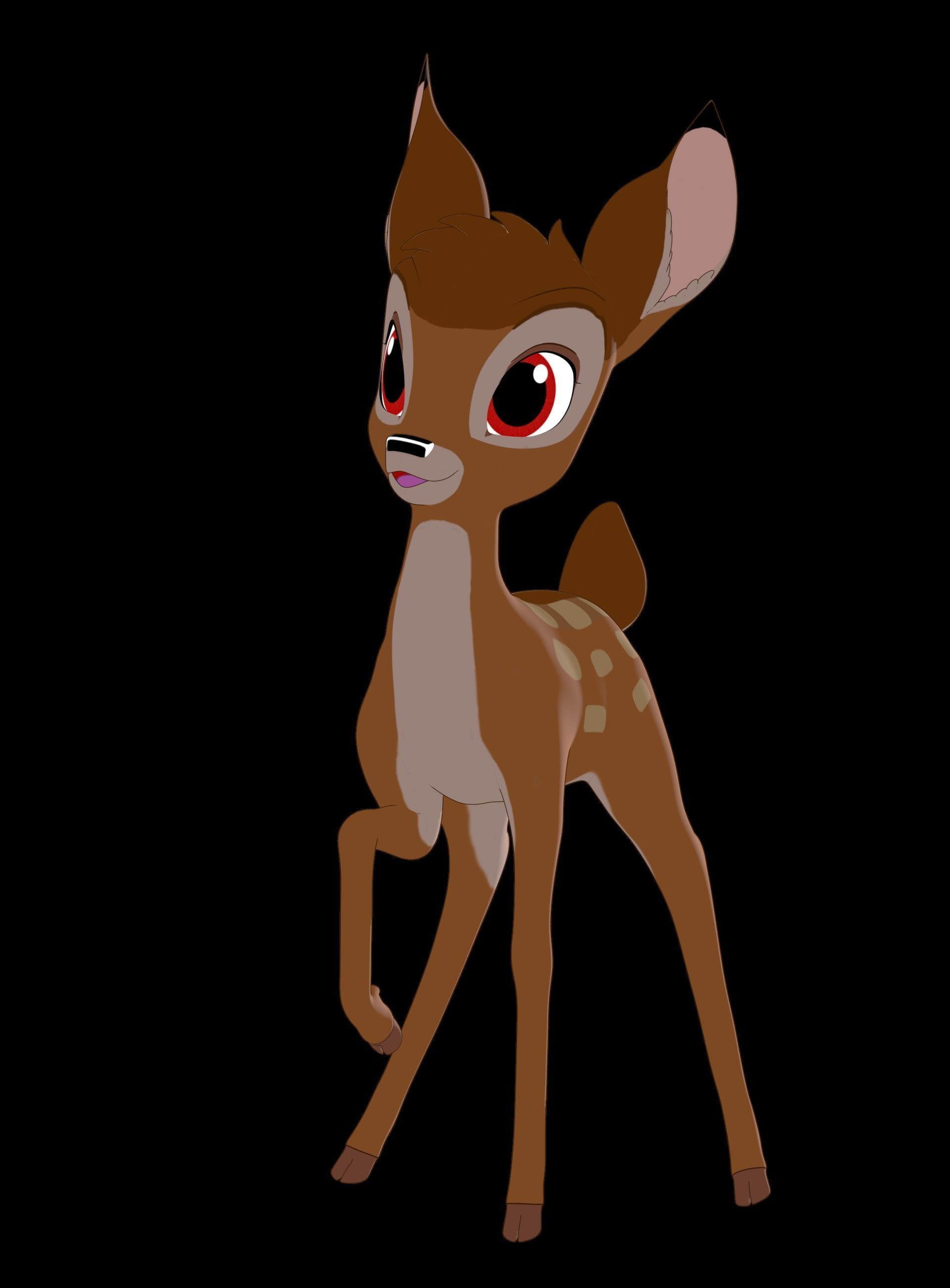 Fawn Bambi and Faline 3D model rigged | CGTrader