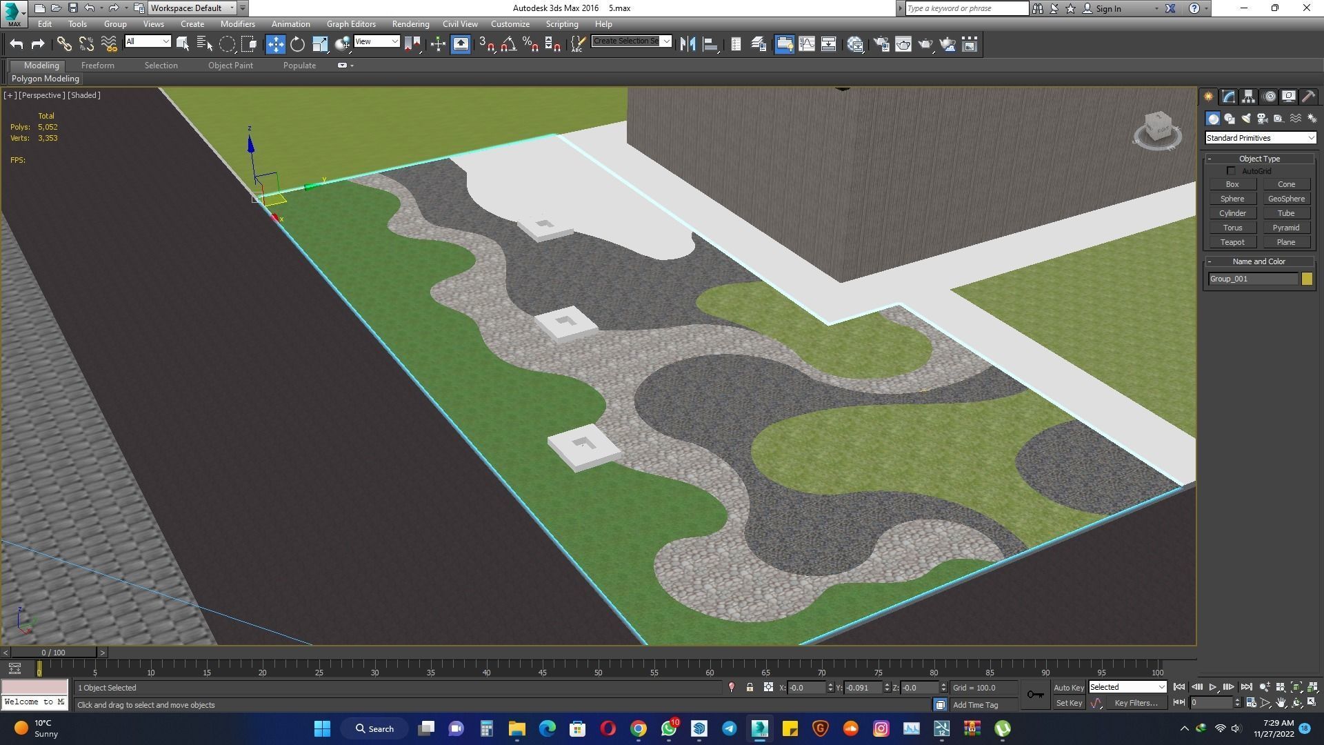 fantasy landscape flower garden 3d Model 3D model | CGTrader