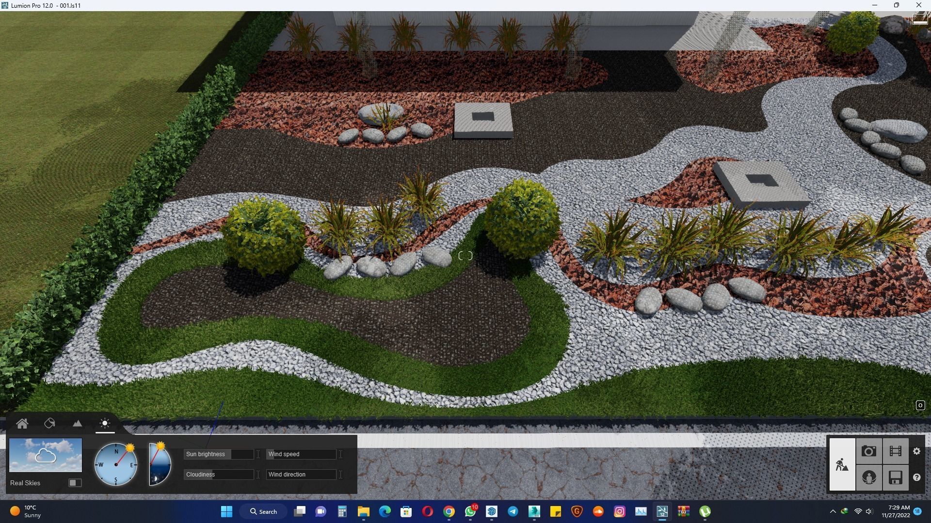 fantasy landscape flower garden 3d Model 3D model | CGTrader