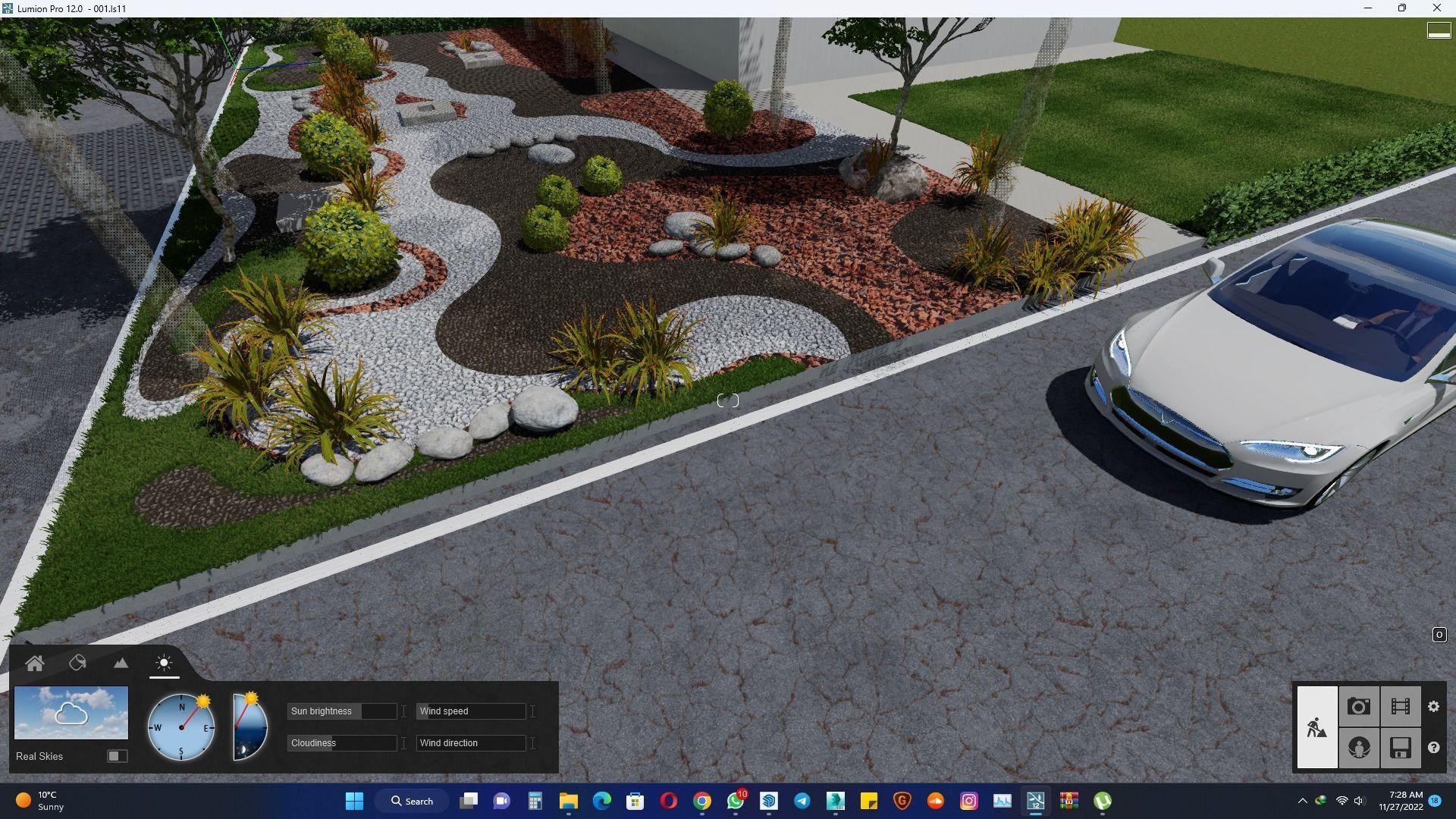 fantasy landscape flower garden 3d Model 3D model | CGTrader
