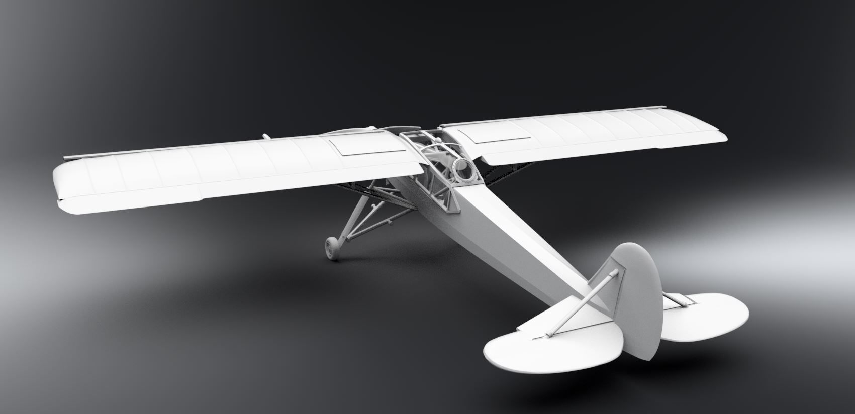 Fieseler Storch Scale mdel 3D model 3D printable | CGTrader