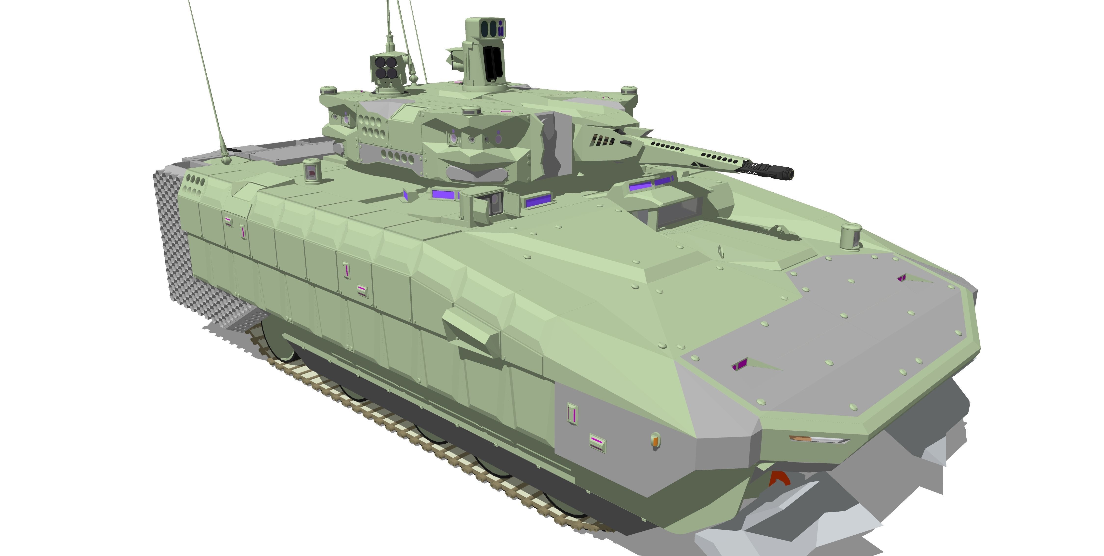 Infantry fighting vehicle Puma 2 Poisonous IFV 3D model | CGTrader