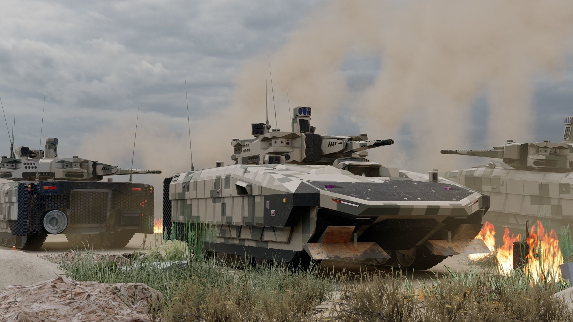 Infantry fighting vehicle Puma 2 Poisonous IFV 3D model | CGTrader