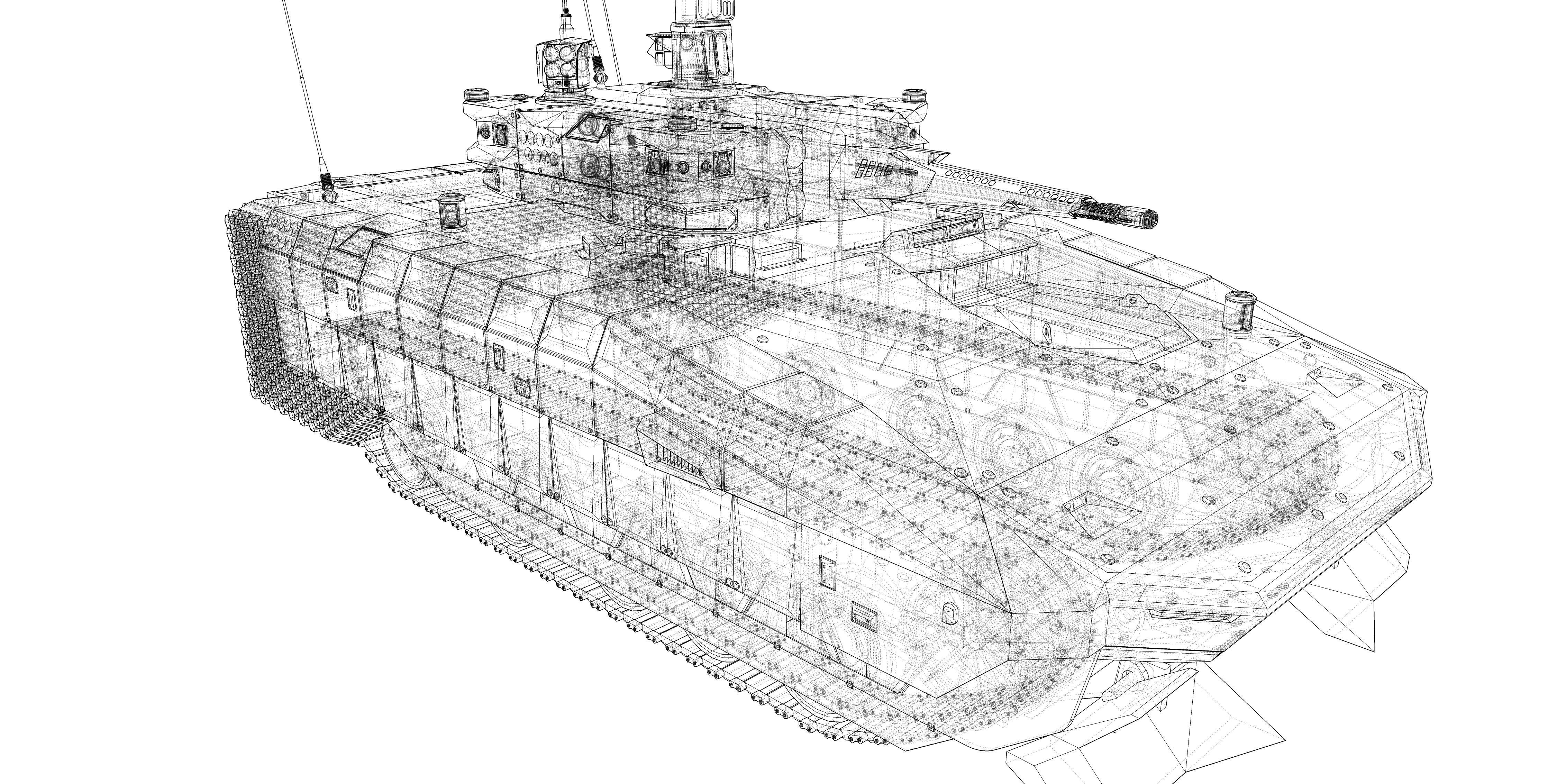 Infantry fighting vehicle Puma 2 Poisonous IFV 3D model | CGTrader